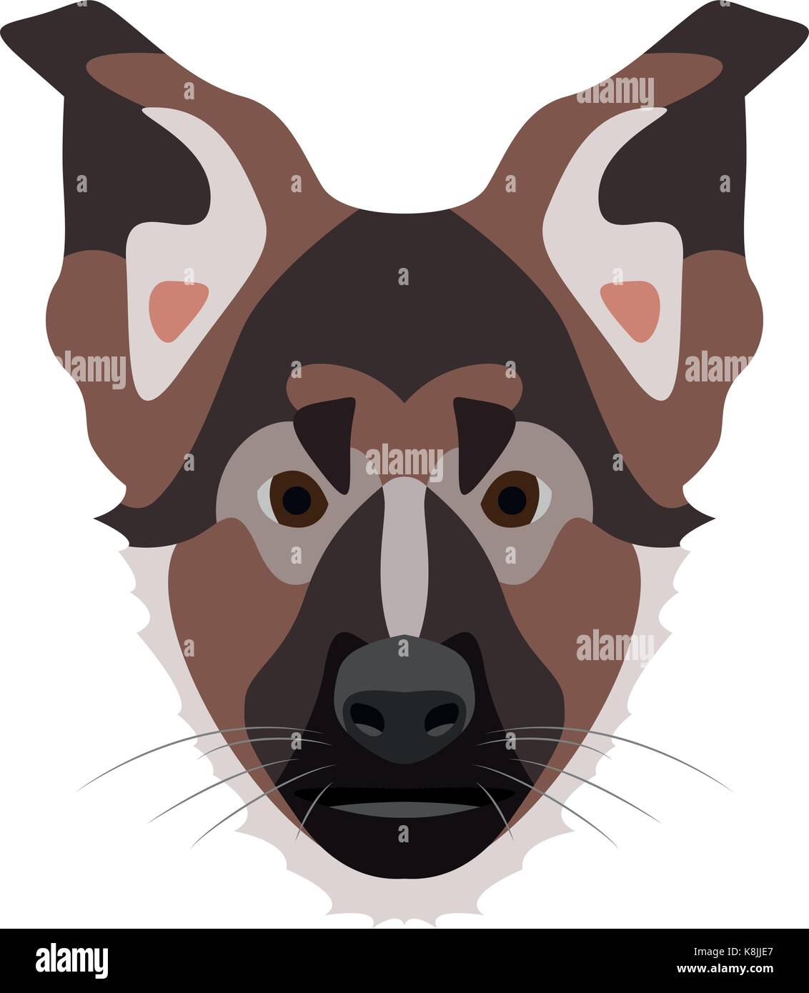 Illustration Dog German shepherd dog for the creative use in graphic ...