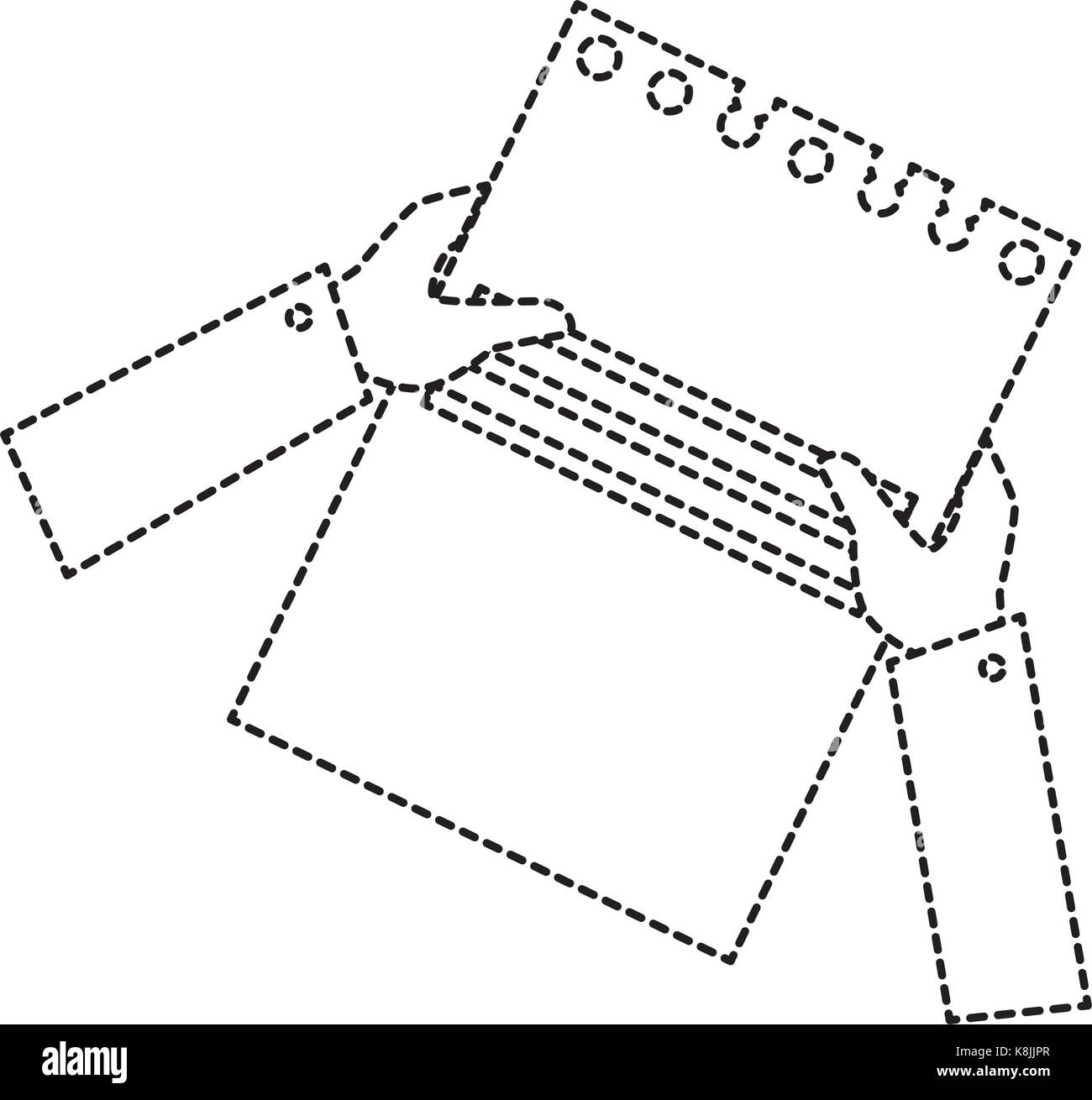 hands human with document paper isolated icon Stock Vector Image & Art ...