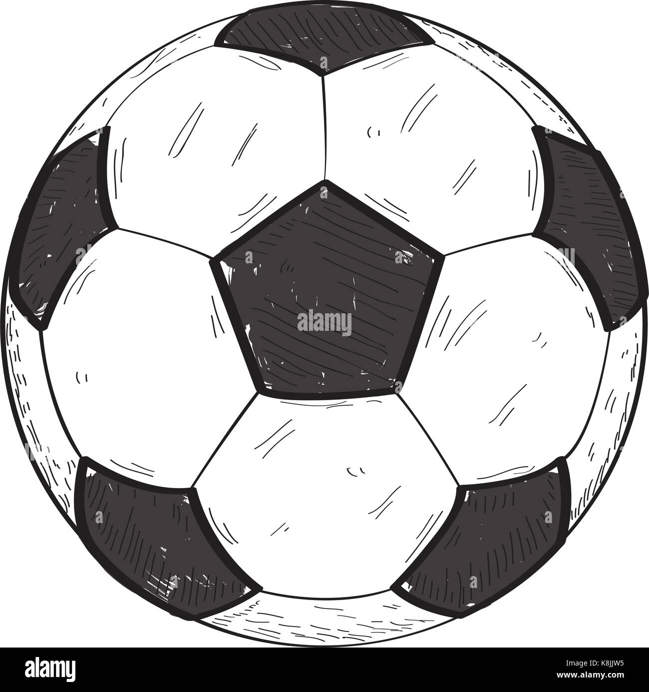Retro soccer ball Stock Vector Image & Art - Alamy