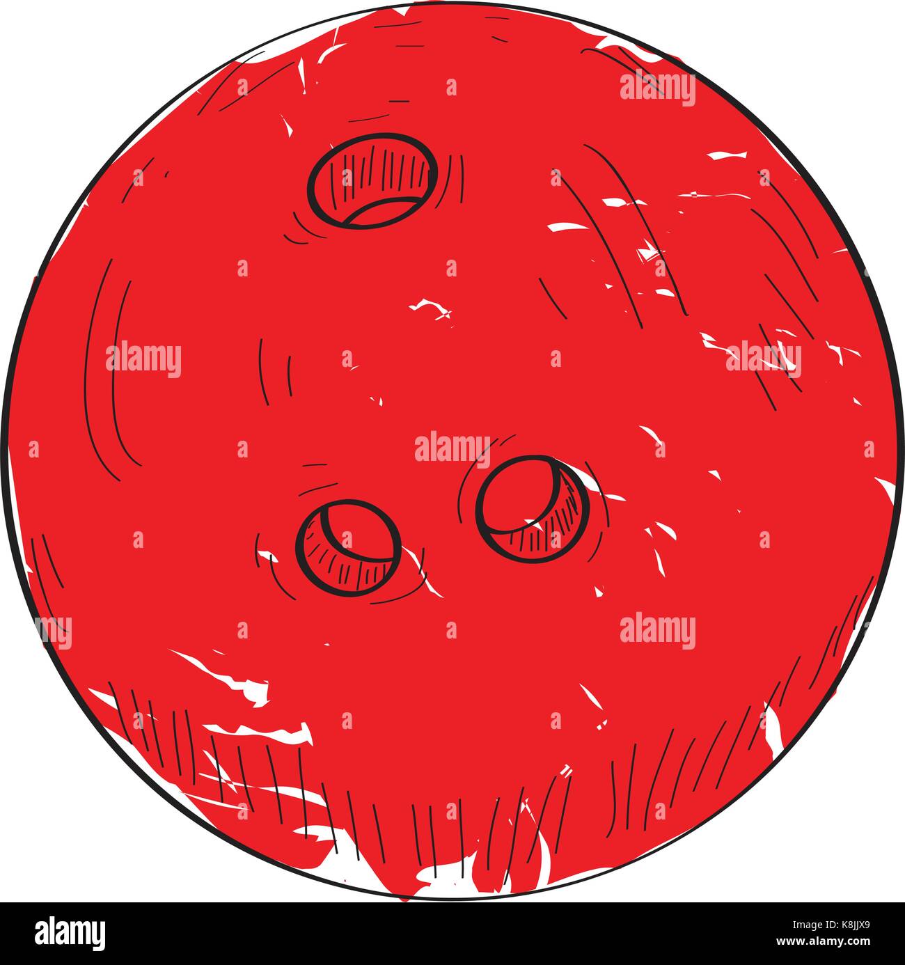 Retro bowling ball Stock Vector Image & Art - Alamy