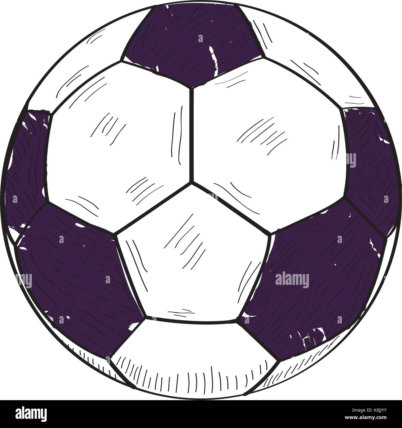Retro soccer ball Stock Vector Image & Art - Alamy