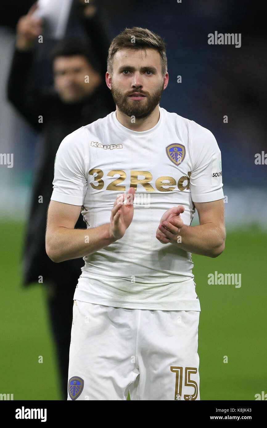 Leeds United's Stuart Dallas celebrates after the Carabao Cup, third ...