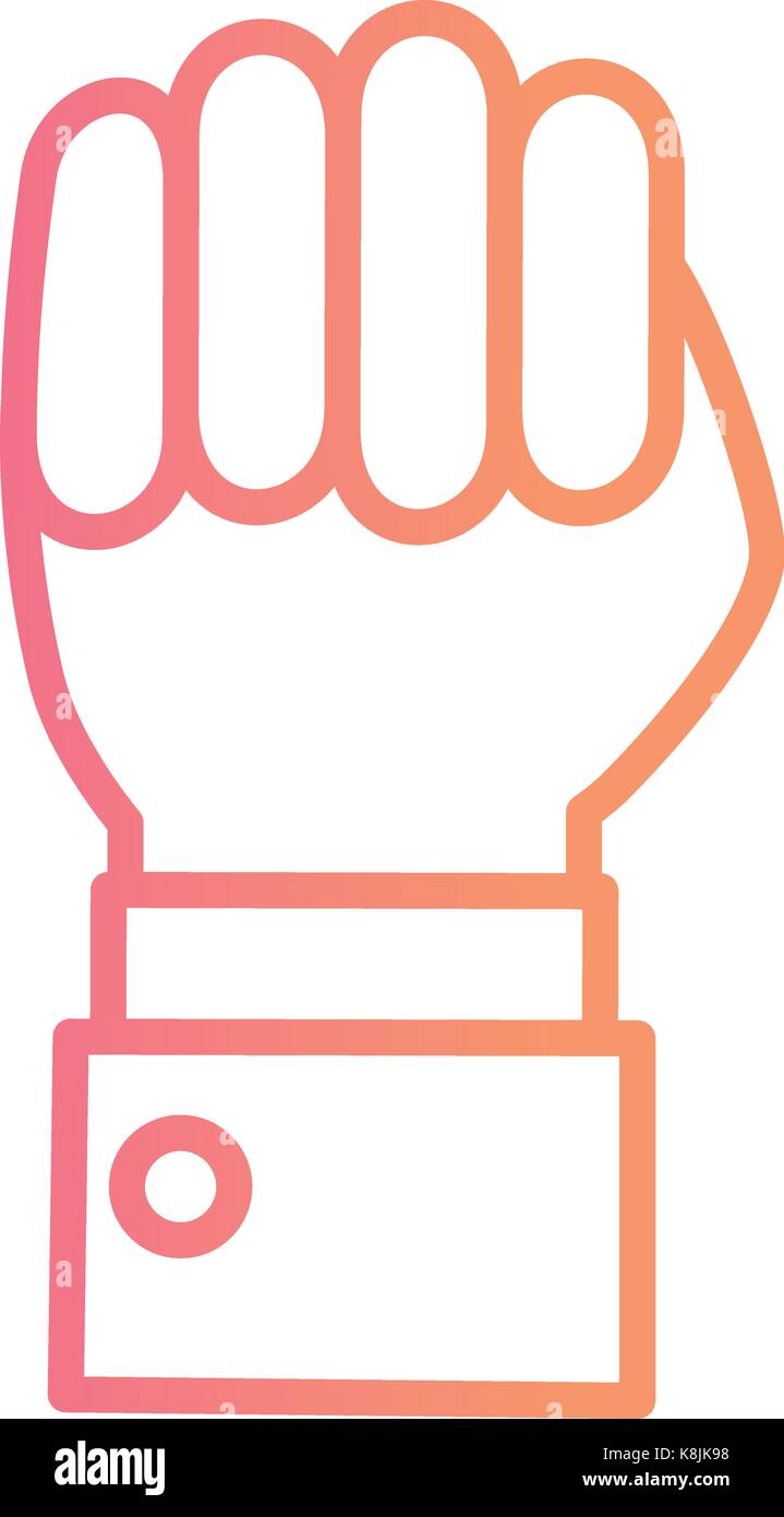 hand human fist icon Stock Vector Image & Art - Alamy
