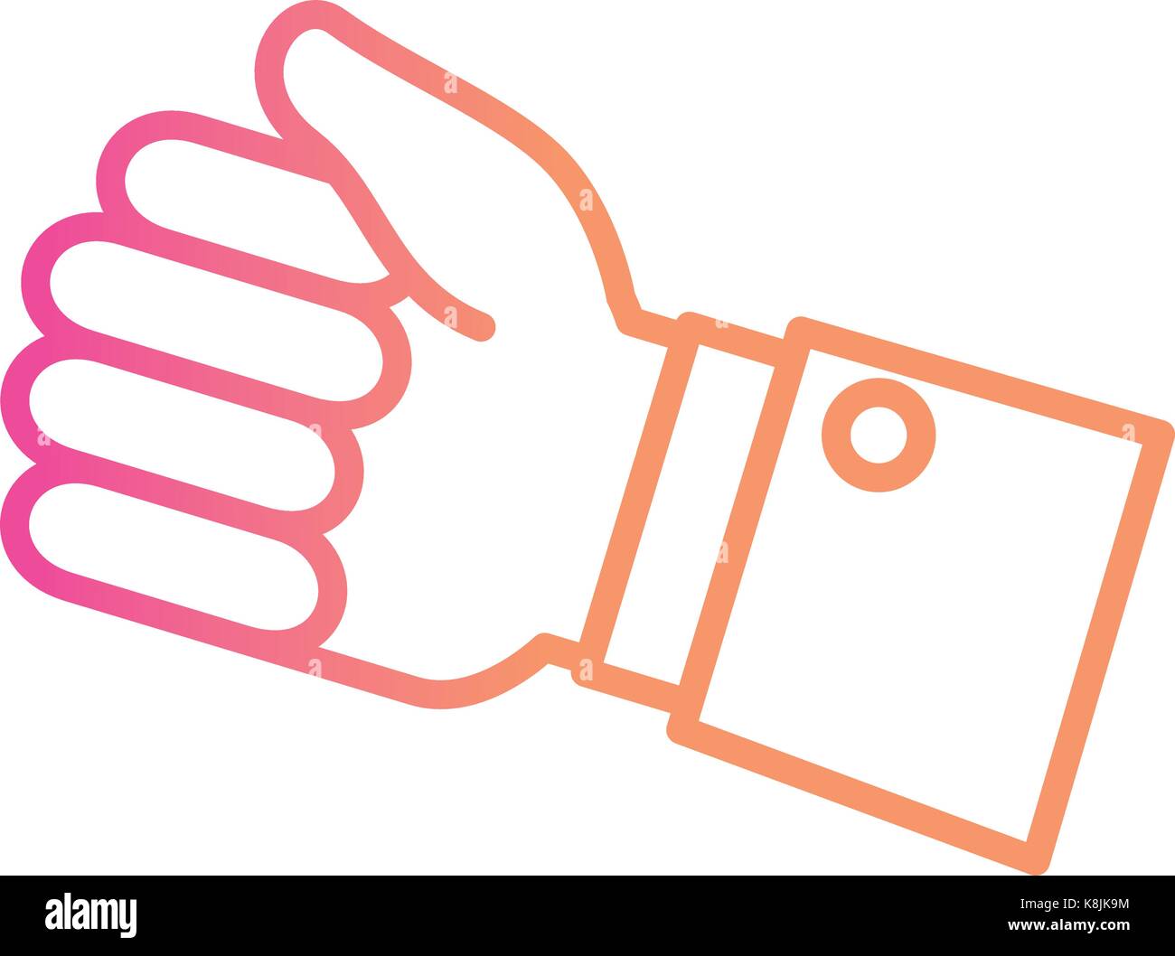 hand human fist icon Stock Vector Image & Art - Alamy
