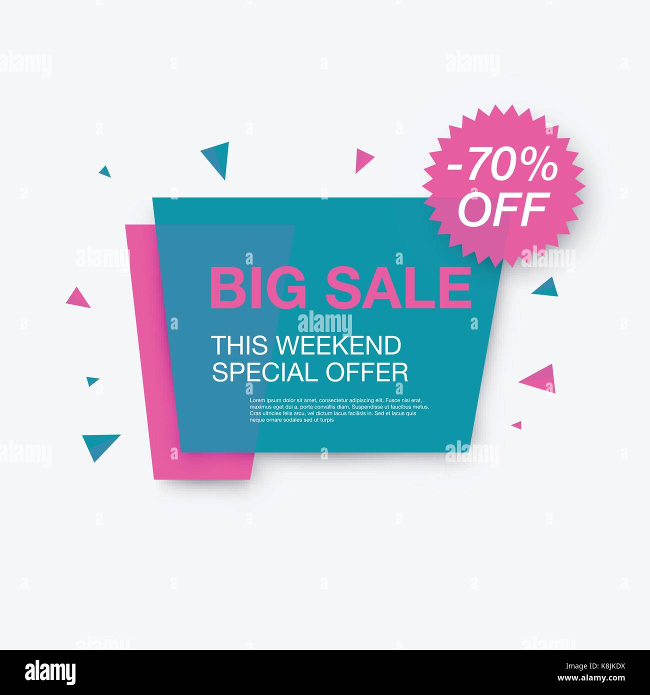 Weekend sale banner, special offer Stock Vector Image & Art - Alamy