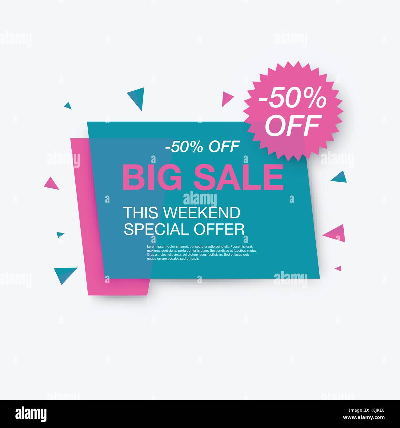Weekend sale banner, special offer Stock Vector Image & Art - Alamy