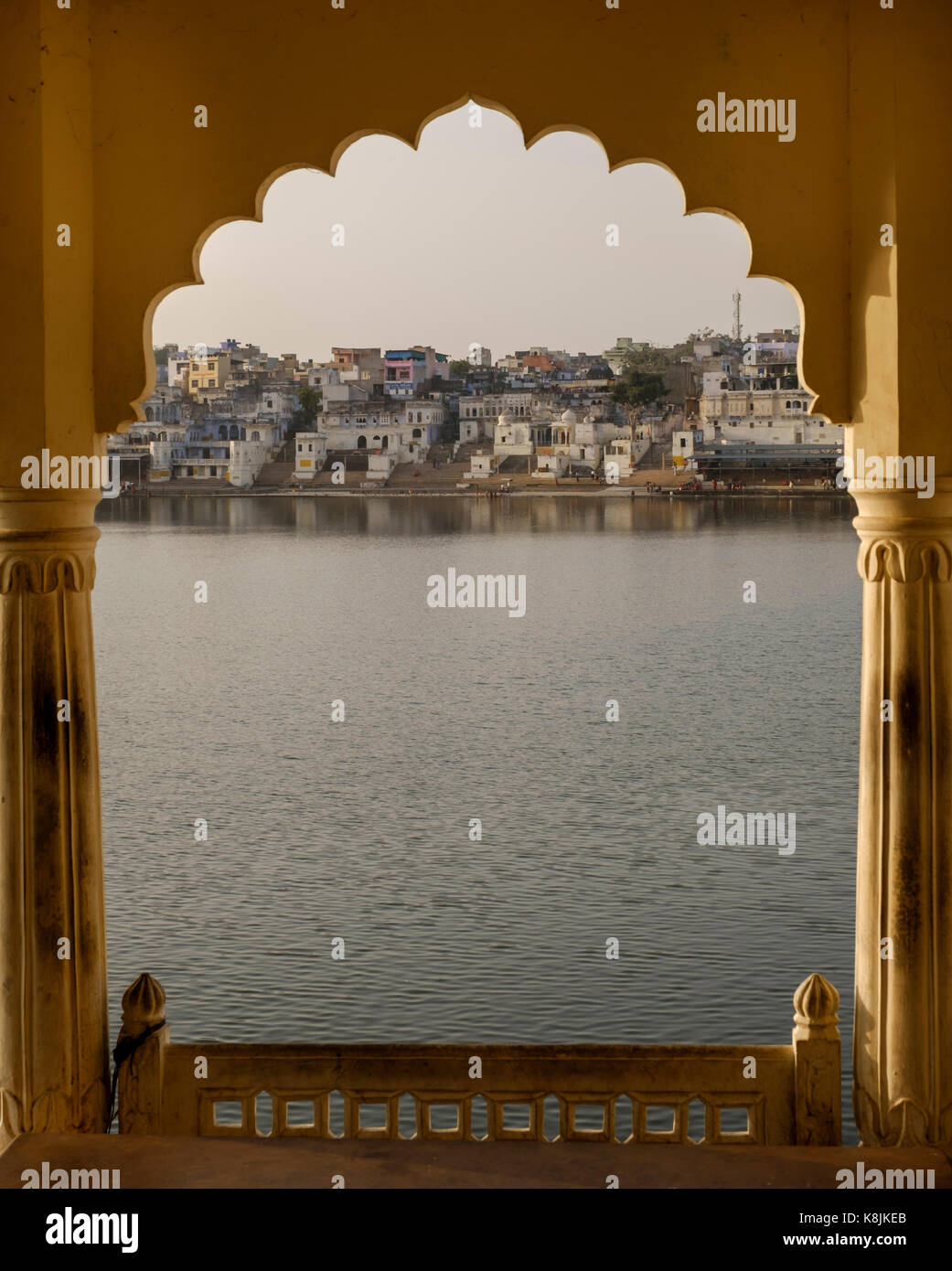 PUSHKAR, INDIA - CIRCA NOVEMBER 2016: View of the Pushkar Lake Stock ...