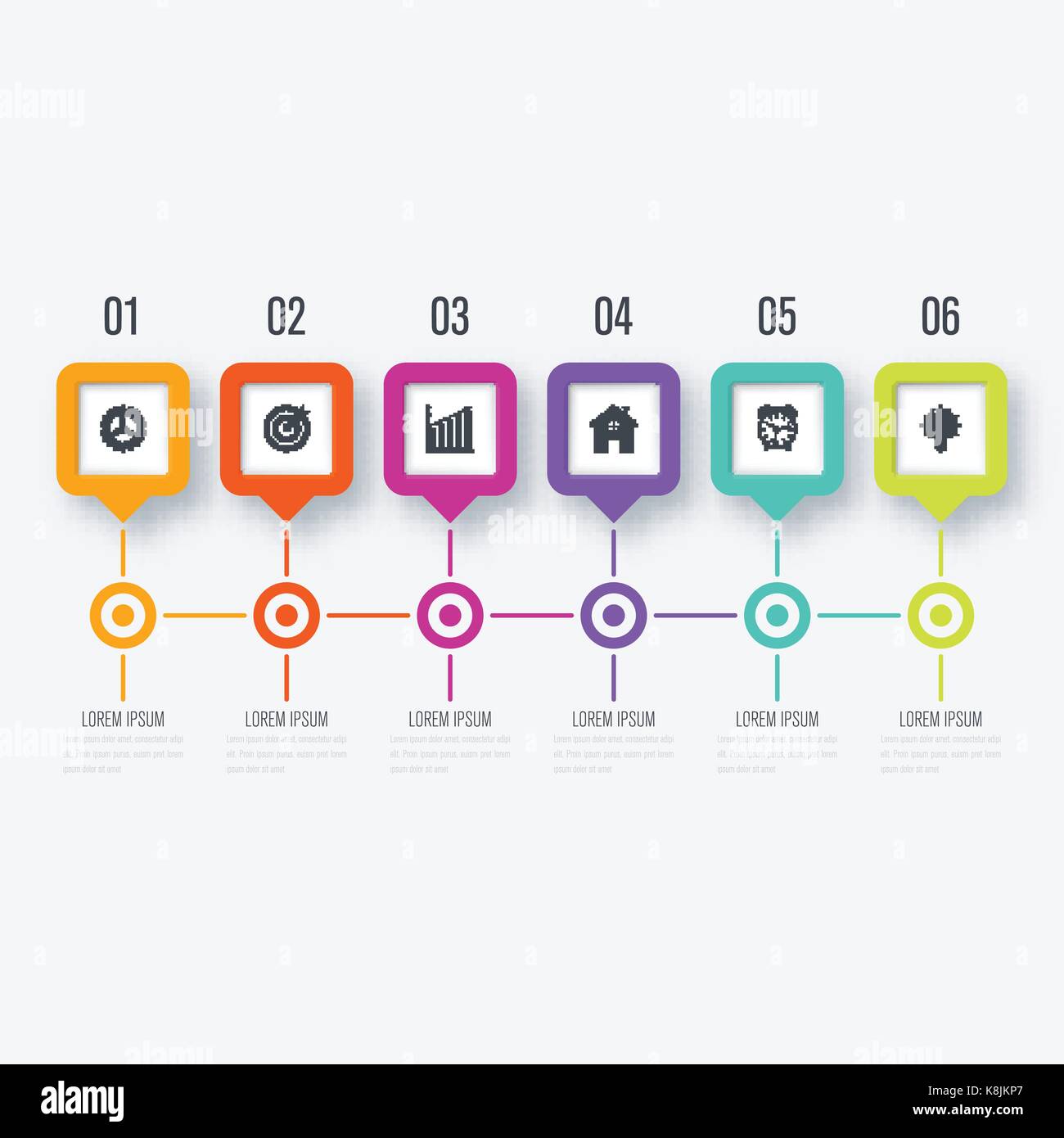 5 step infographic hi-res stock photography and images - Alamy