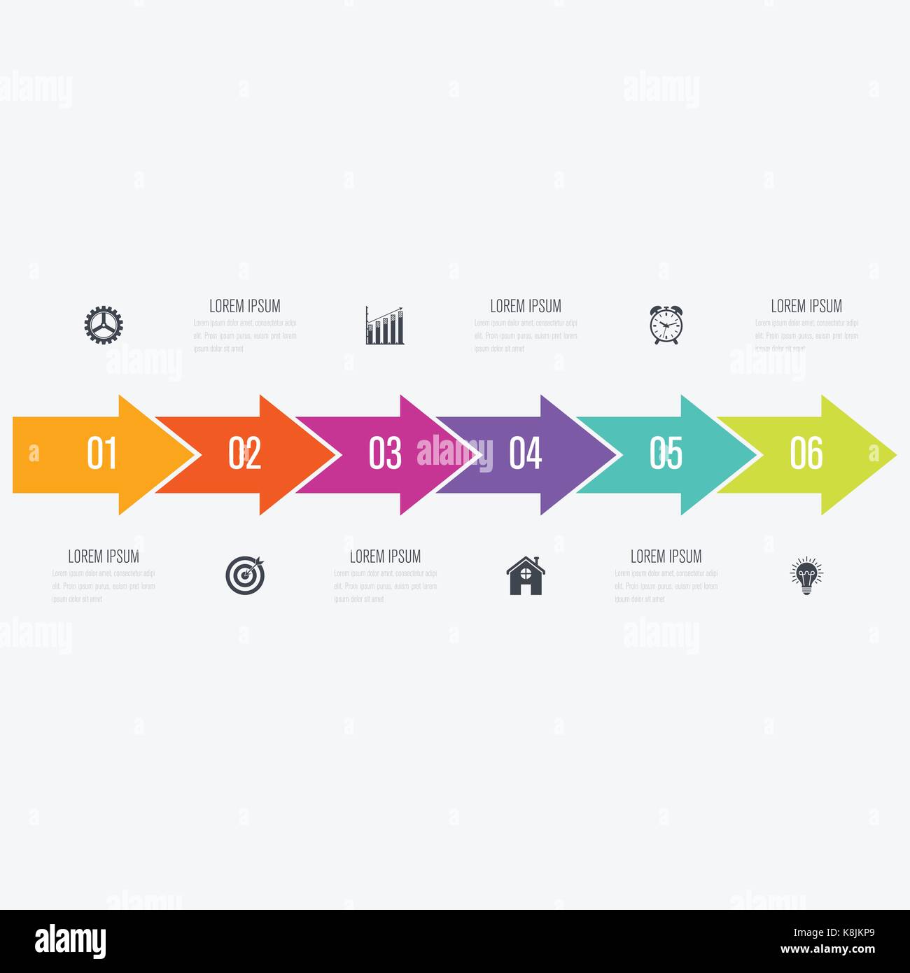 5 step infographic hi-res stock photography and images - Alamy