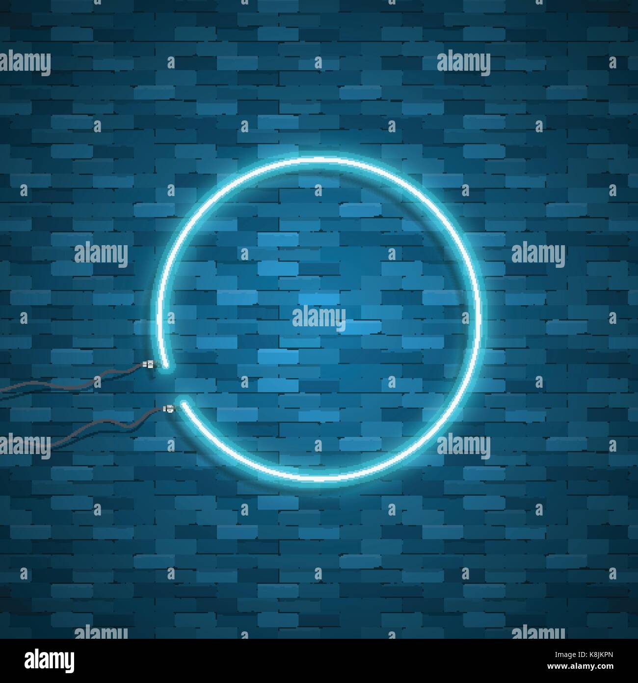 Energy light ring neon Stock Vector Images - Alamy