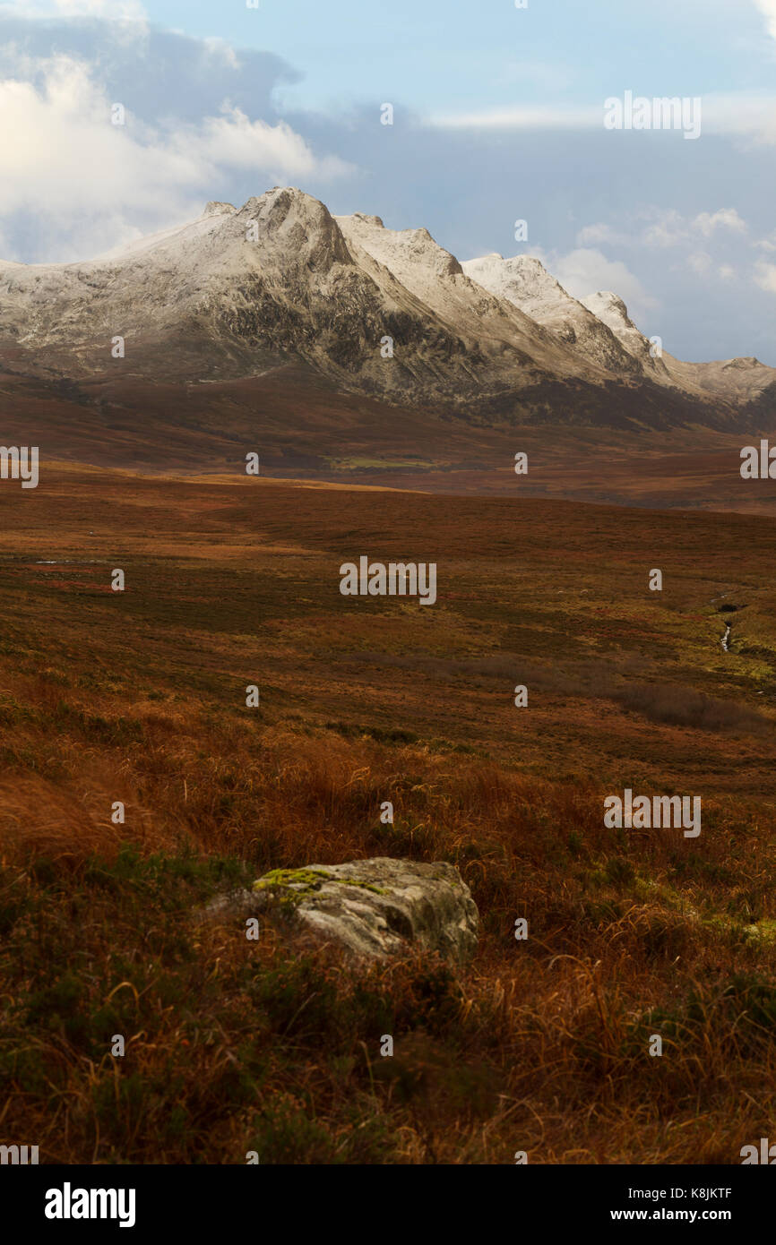 Ben Loyal in winter, Sutherland Stock Photo - Alamy
