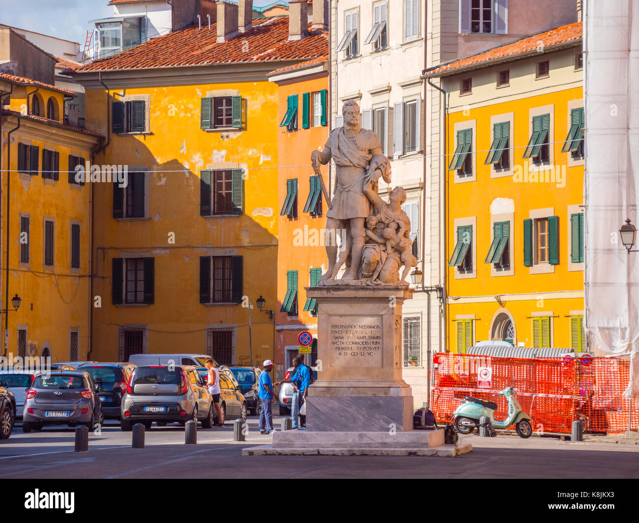 The colorful riverside of River Arno in the city of Pisa - PISA TUSCANY ...