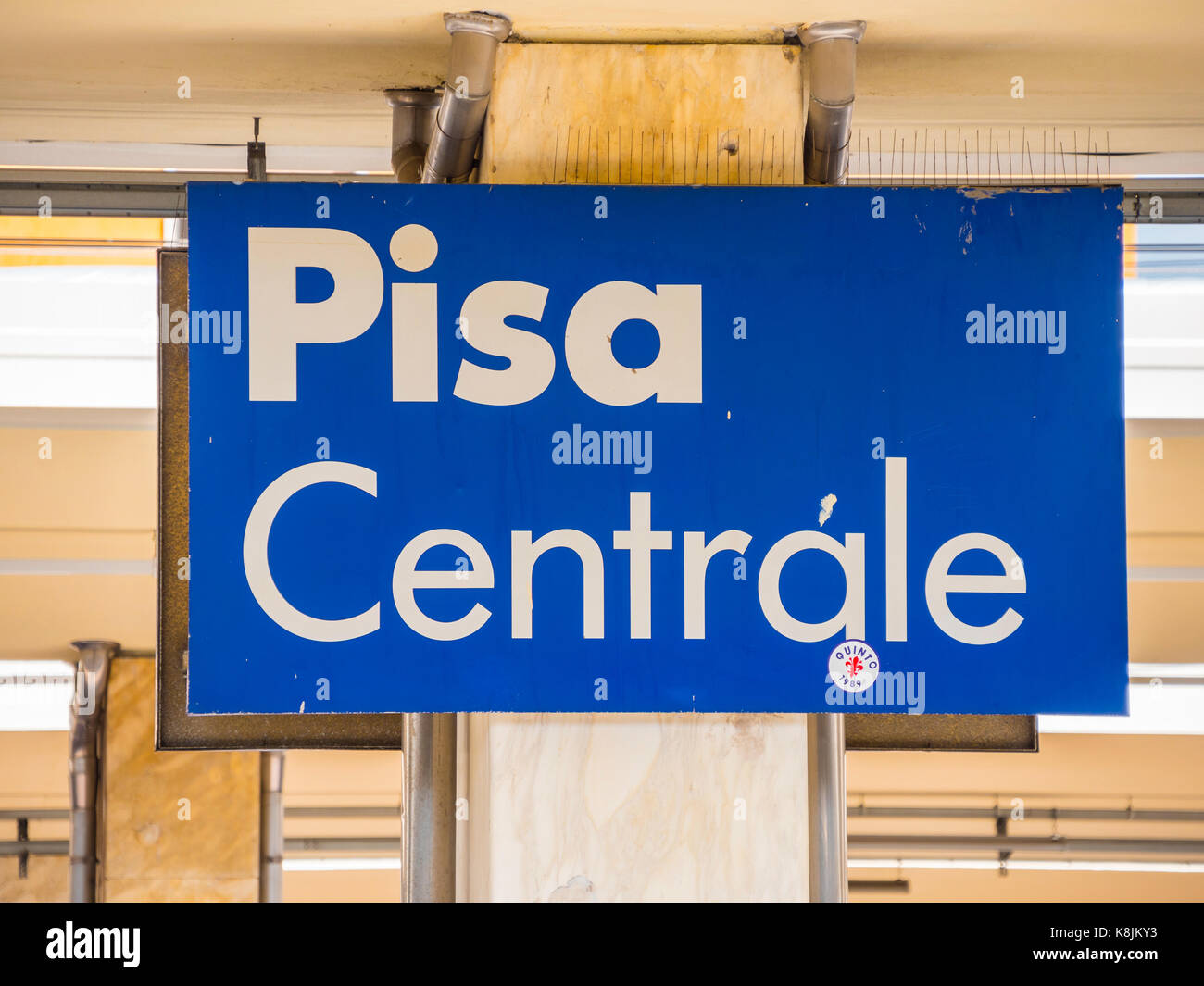 Pisa Central station called Pisa Centrale - PISA TUSCANY ITALY ...