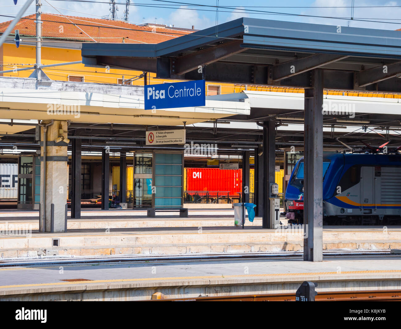 Pisa Central station called Pisa Centrale - PISA TUSCANY ITALY ...