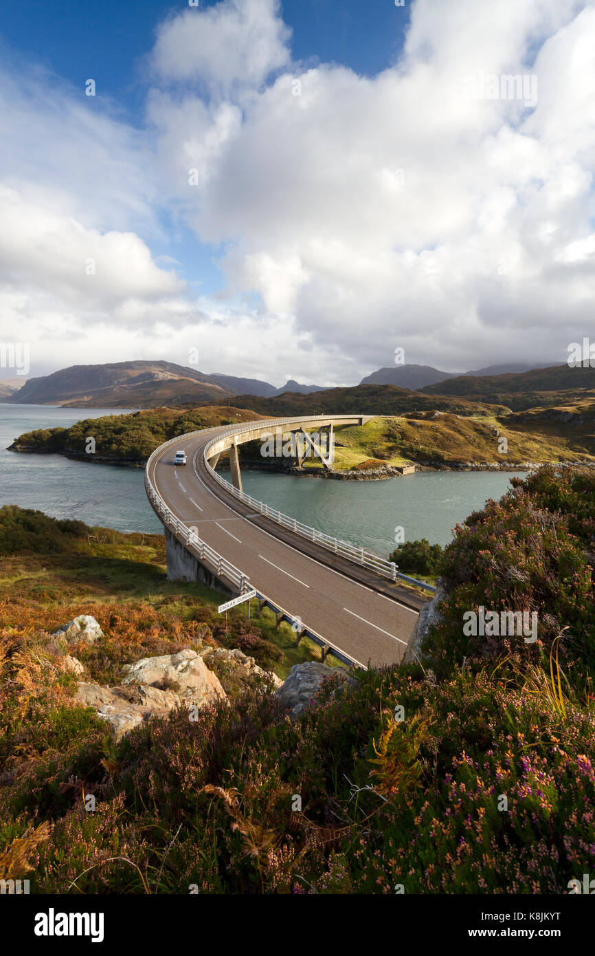 kylesku bridge in Sutherland Stock Photo - Alamy