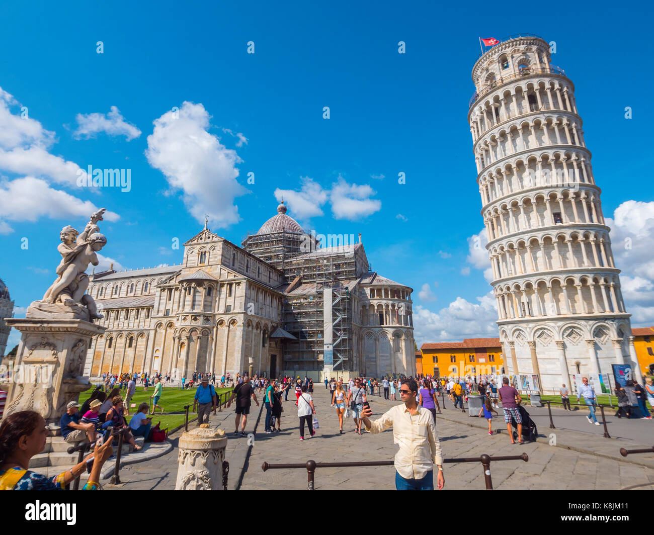 The famous tower of Pisa - important landmark in Tuscany - PISA TUSCANY ...