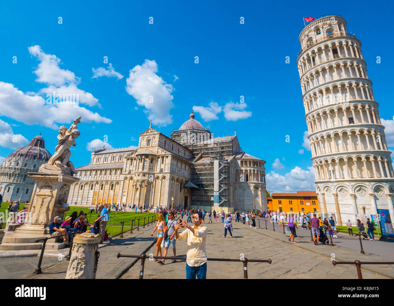 Most famous tourist attraction in Pisa - The Leaning Tower - PISA ...