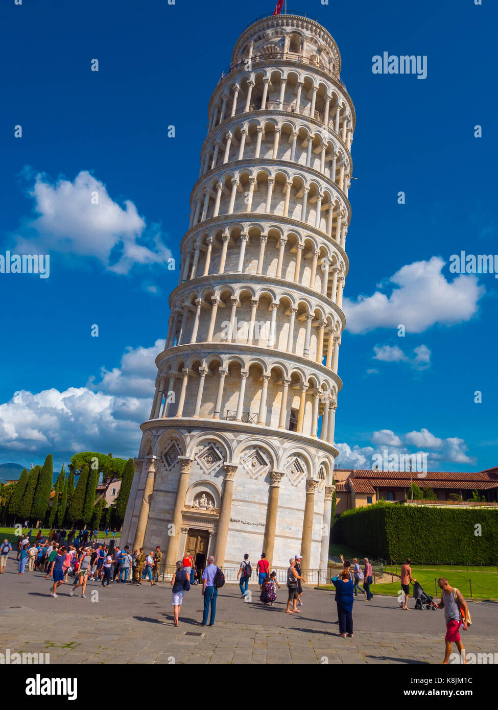 The famous tower of Pisa - important landmark in Tuscany - PISA TUSCANY ...