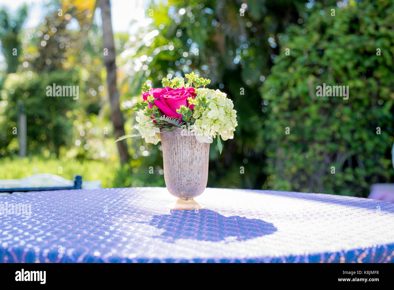 flower bouquet on the table Stock Photo - Alamy