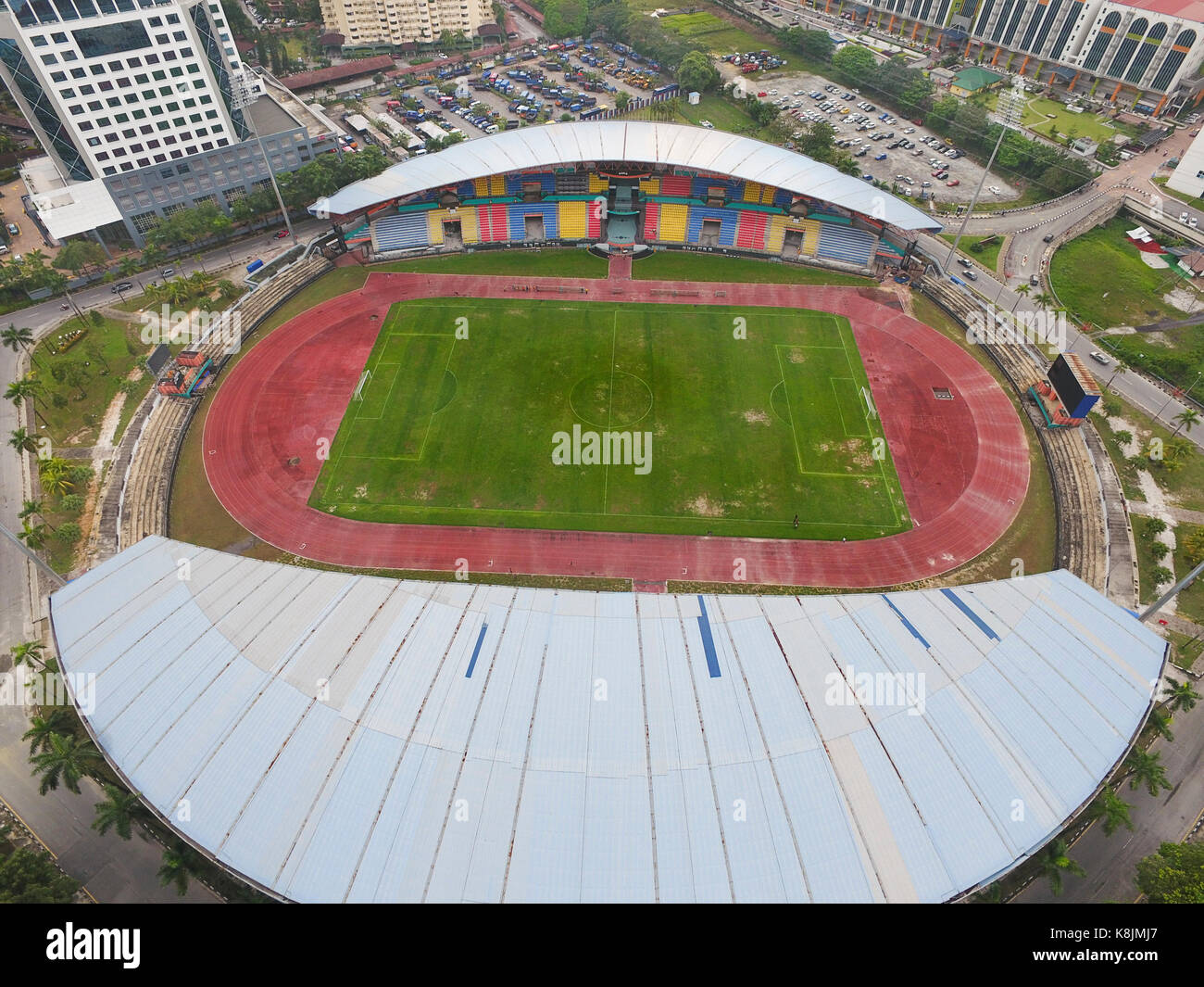 Petaling Jaya,Selangor,Malaysia - february 2017 : Aerial view of ...