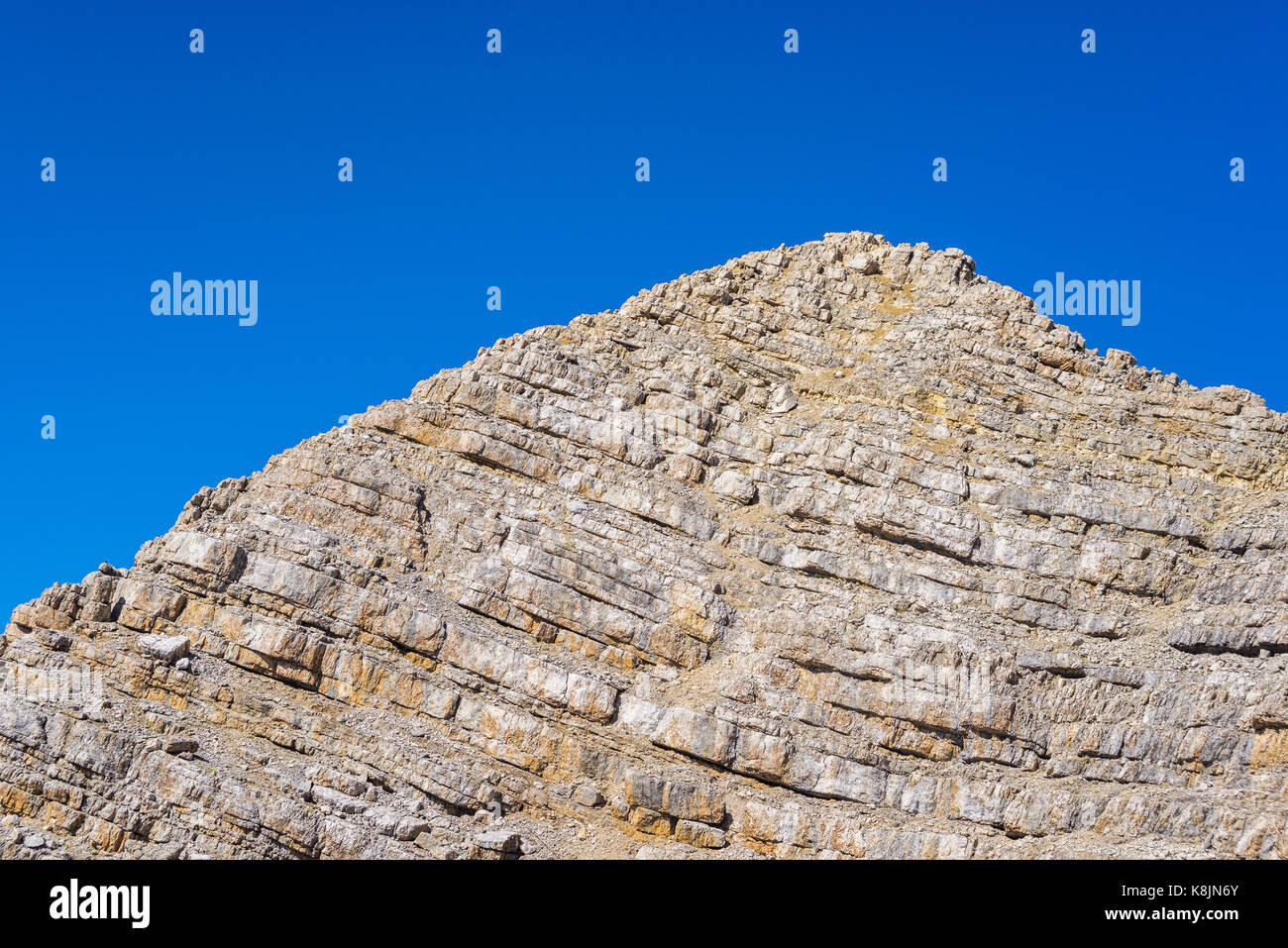 Tofana di Mezzo is the highenst peak in Tofane group Stock Photo - Alamy