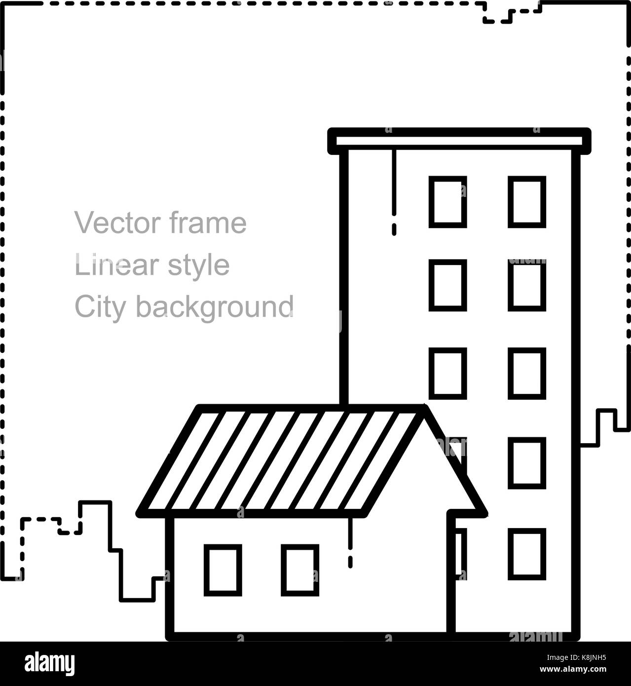 High rise estate Stock Vector Images - Alamy