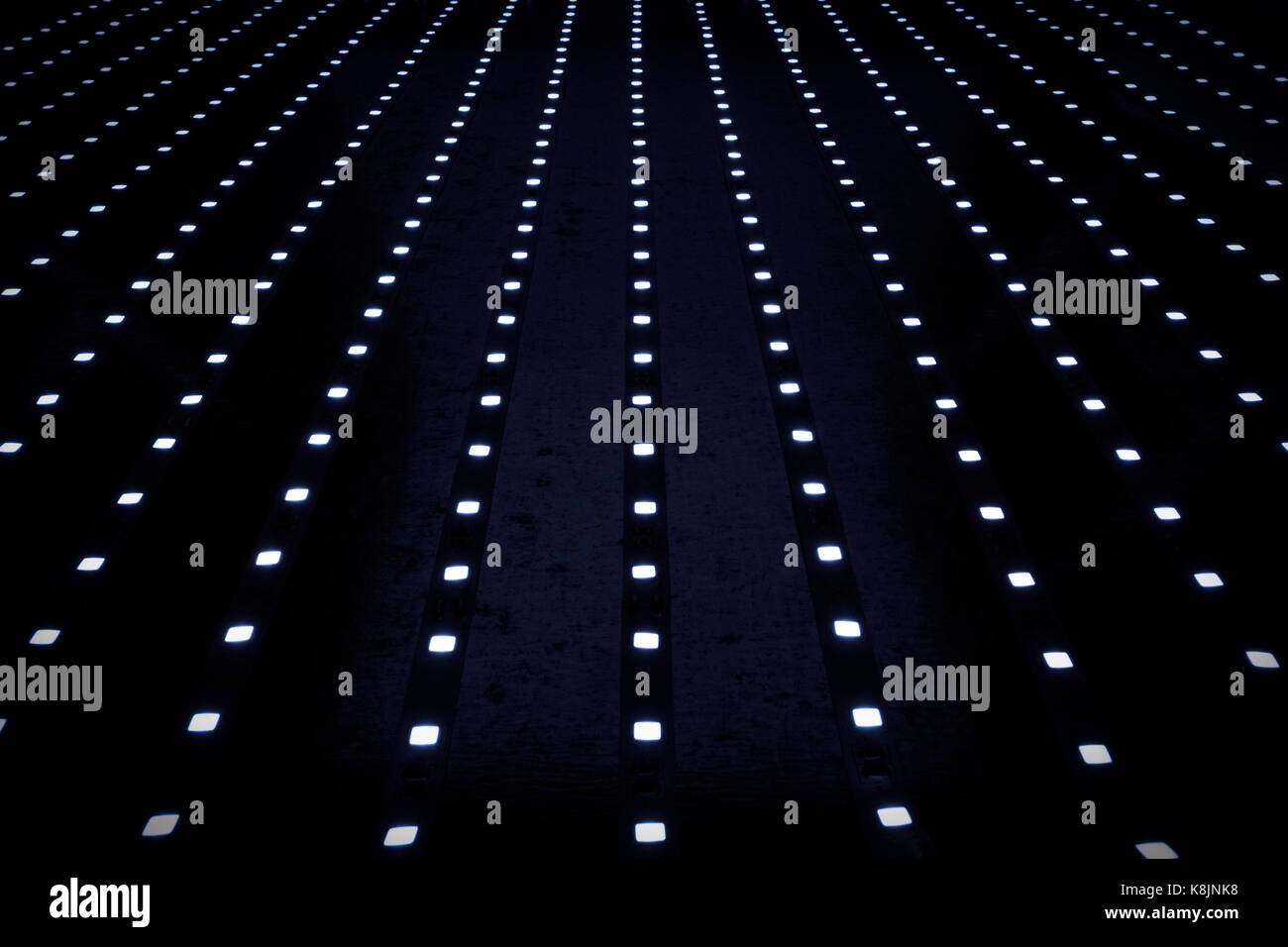 A panel of light-emitting diodes close-up as an abstraction Stock Photo ...