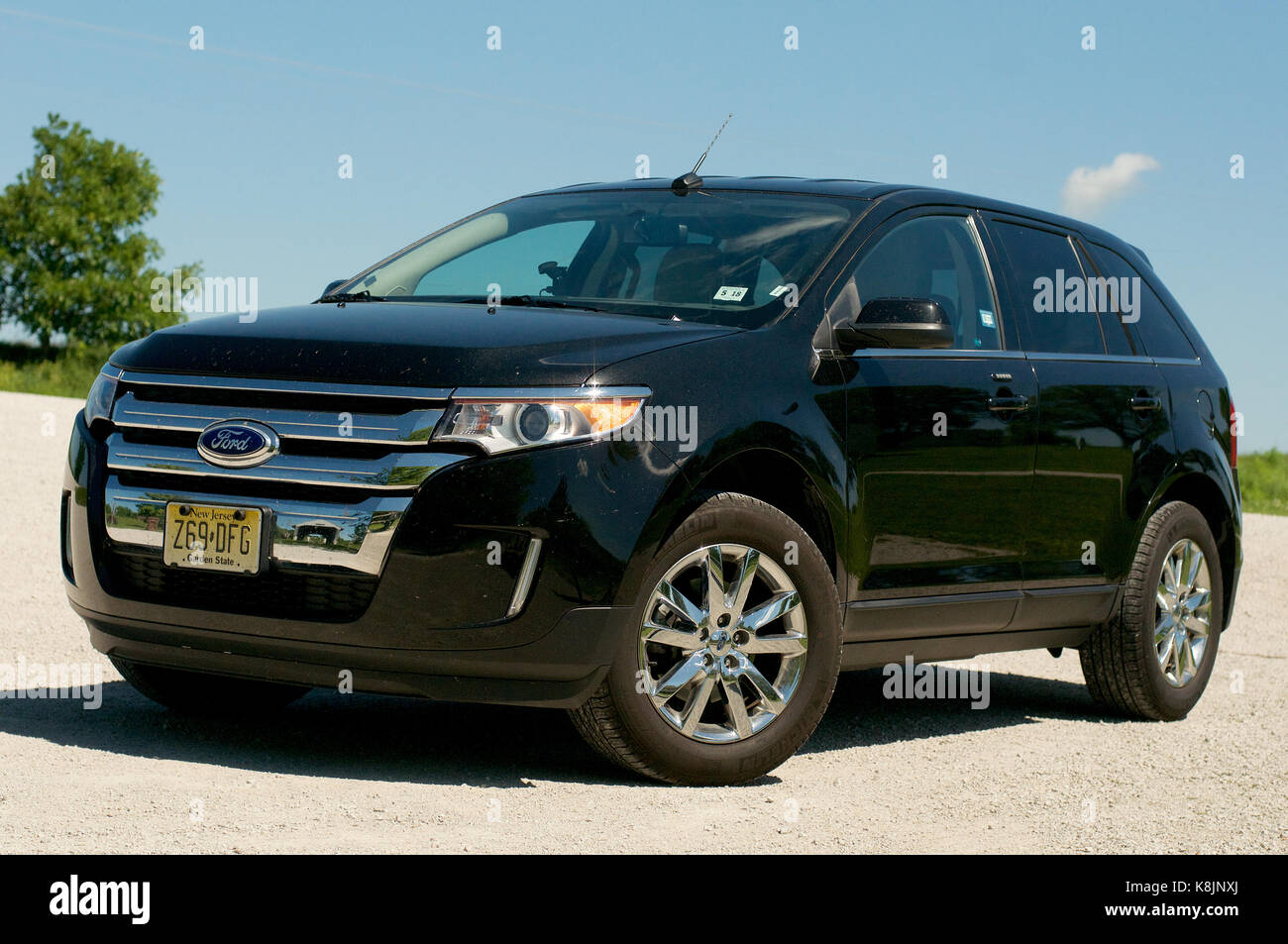 Black Ford car in a rural location Stock Photo - Alamy