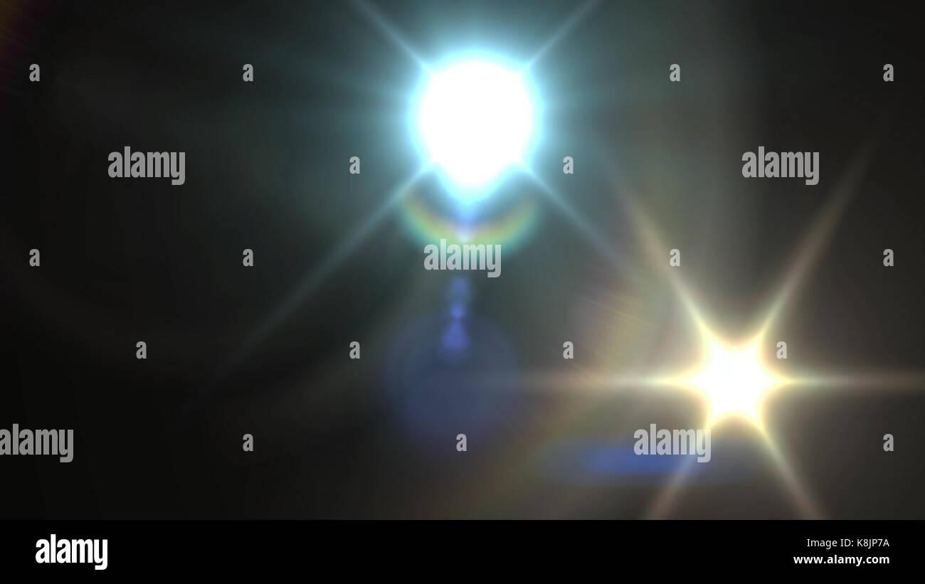 Astonishing 3d rendering of one round rainbow looking and one star ...
