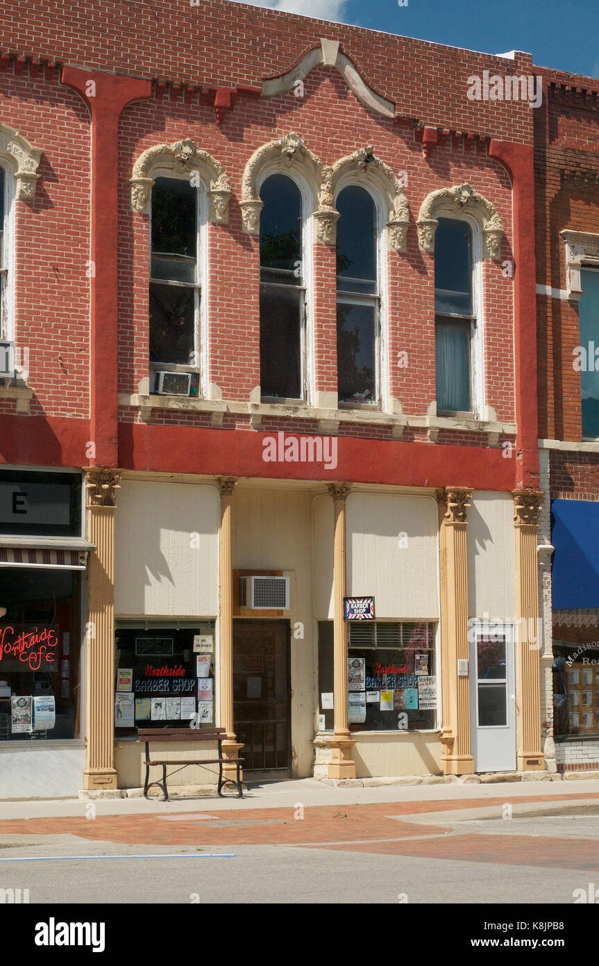 The city of Winterset in Madison County, Iowa, USA Stock Photo - Alamy