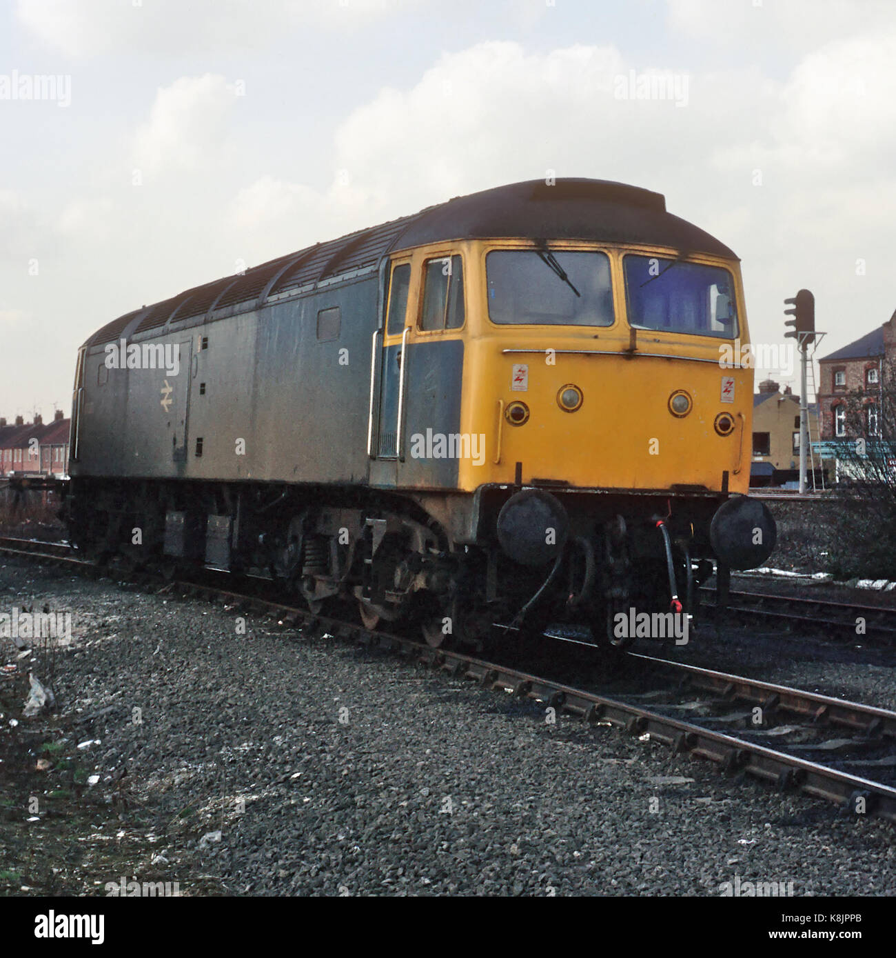 Class 47 locomotive outside York Depot Stock Photo - Alamy