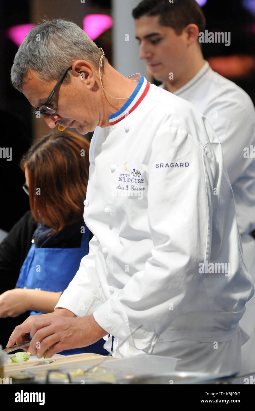 Chef Alain Le Cossec appears in Lyon, France Stock Photo - Alamy