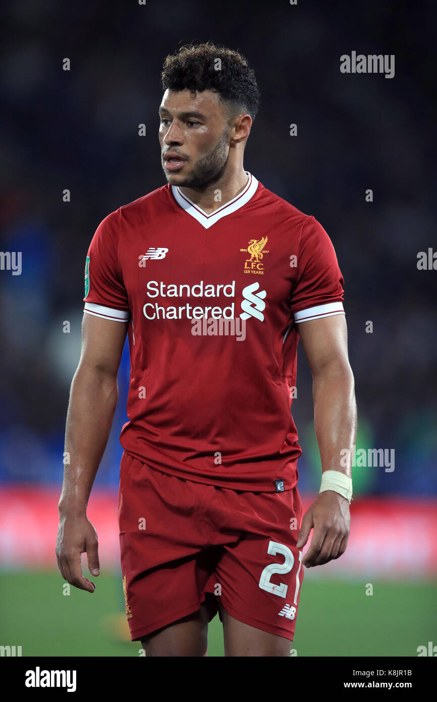Liverpool's Alex Oxlade-Chamberlain during the Carabao Cup, third round ...