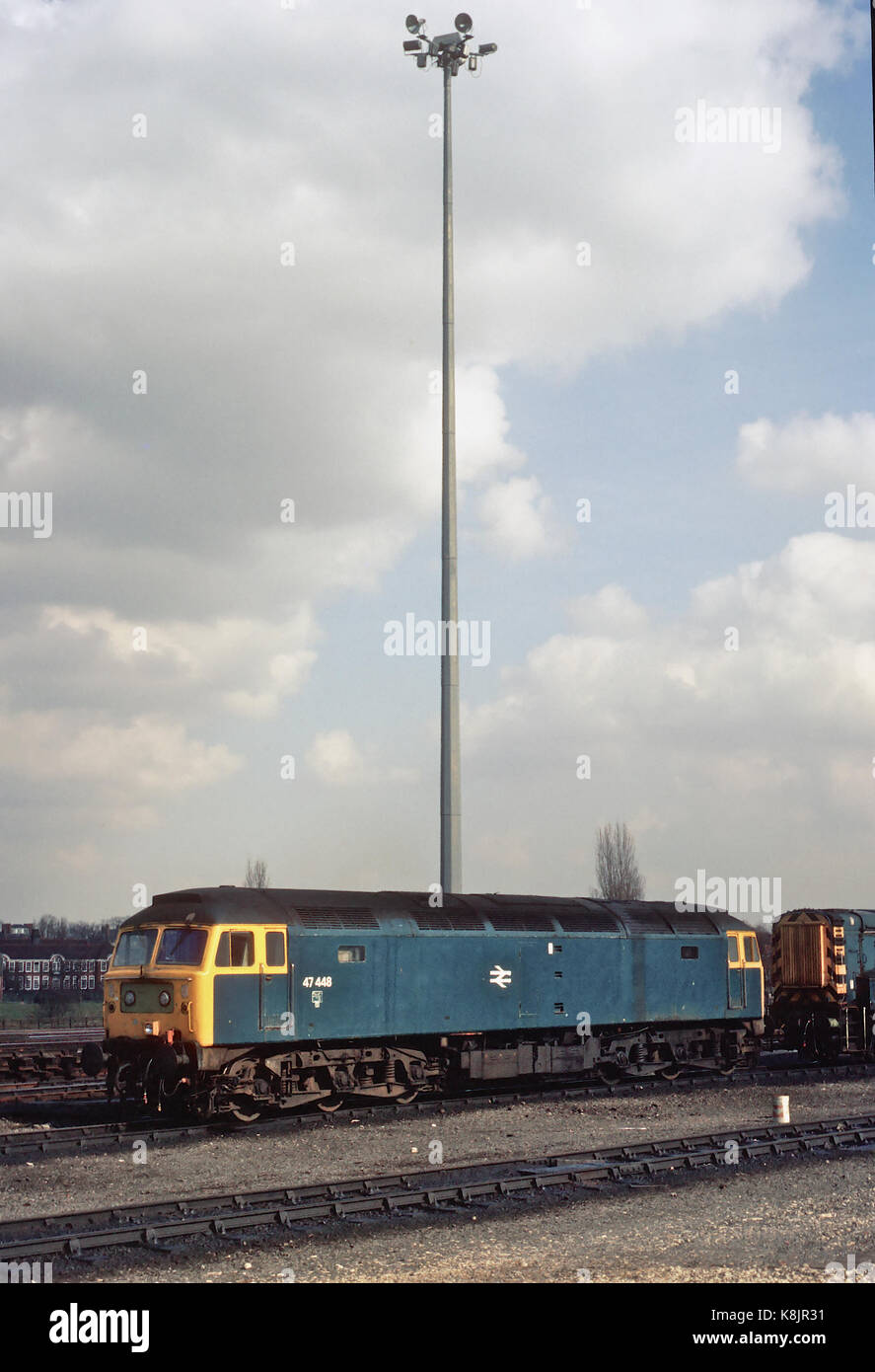 Class 47 locomotive outside York Depot Stock Photo - Alamy