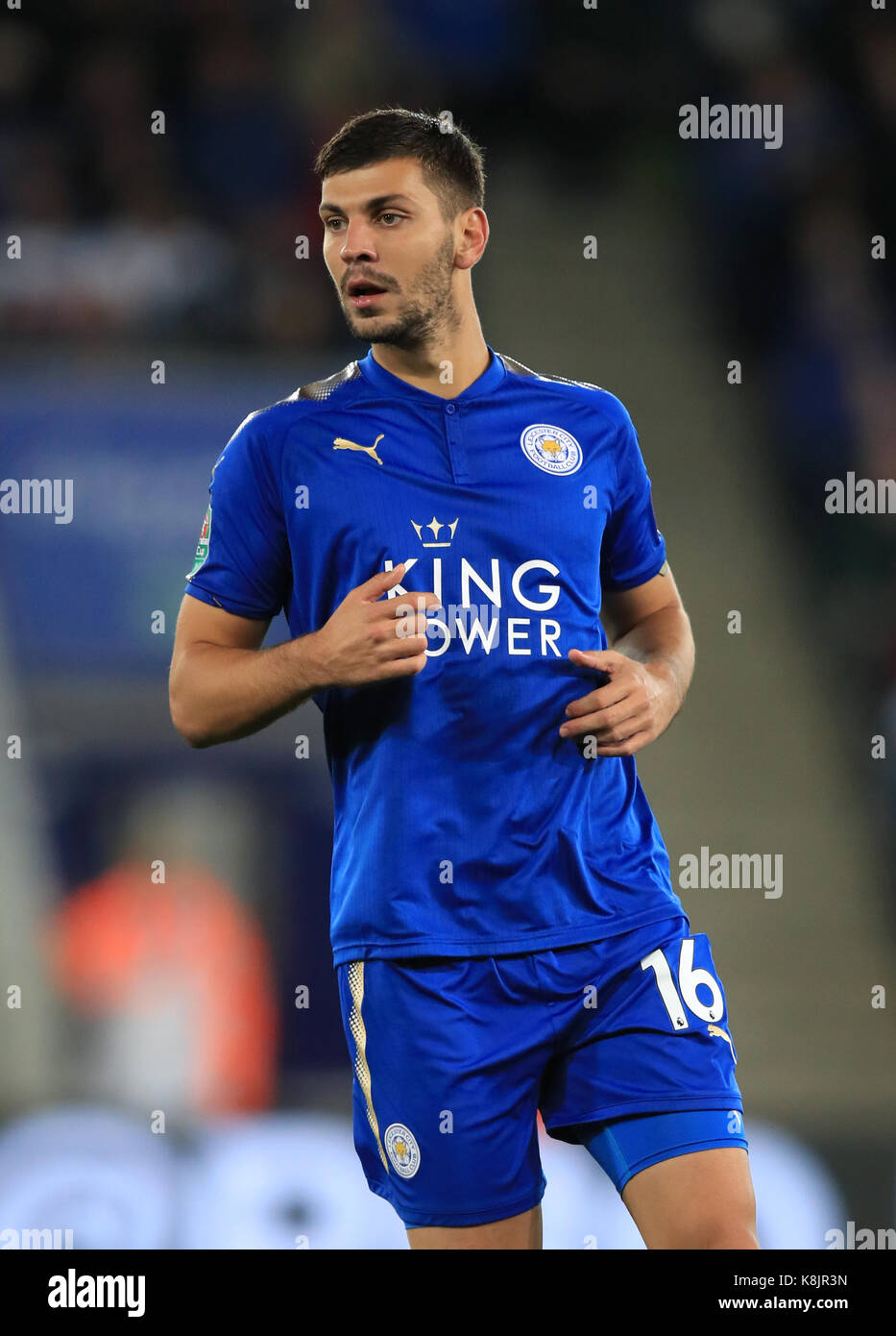 Leicester City's Aleksander Dragovic during the Carabao Cup, third ...