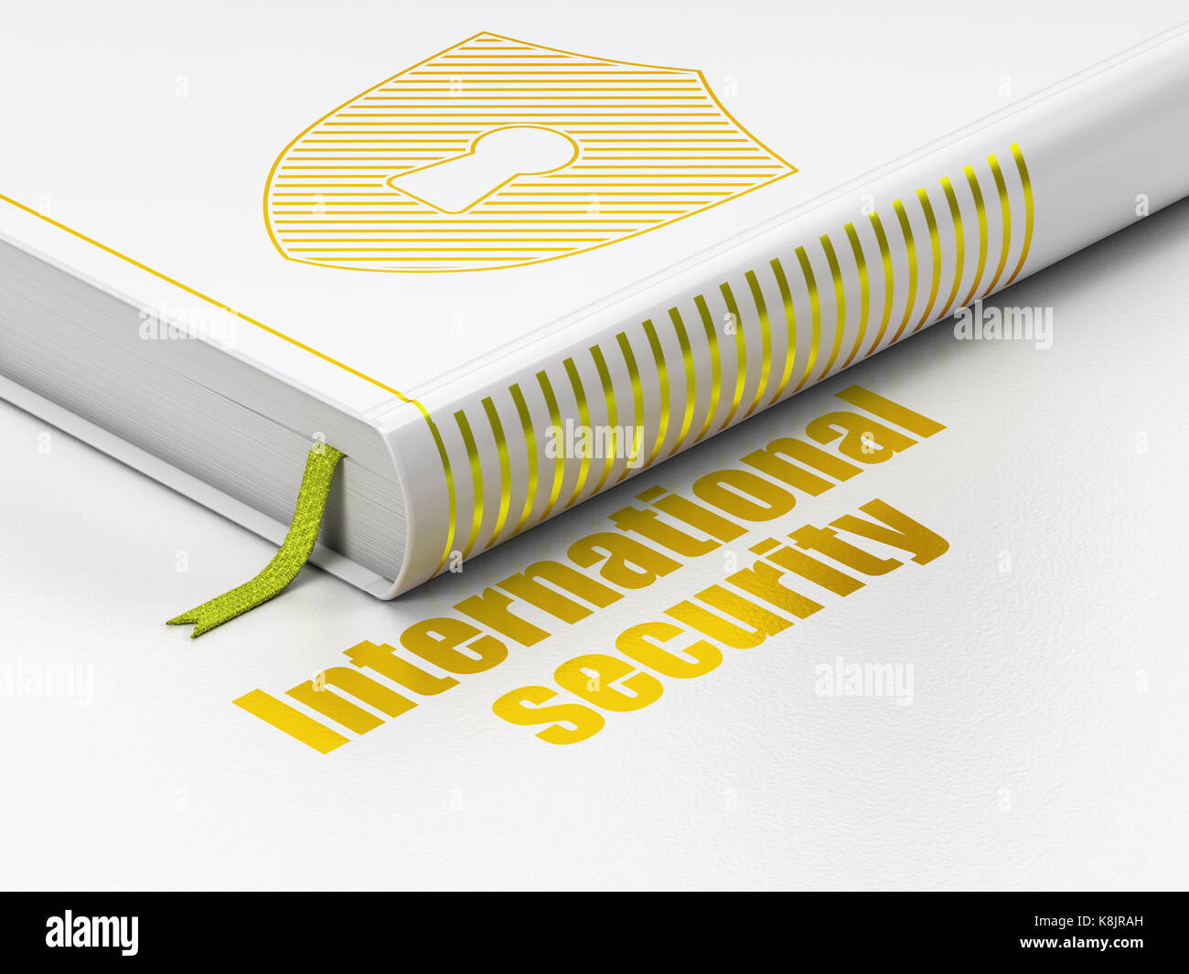 Safety concept: book Shield With Keyhole, International Security on ...