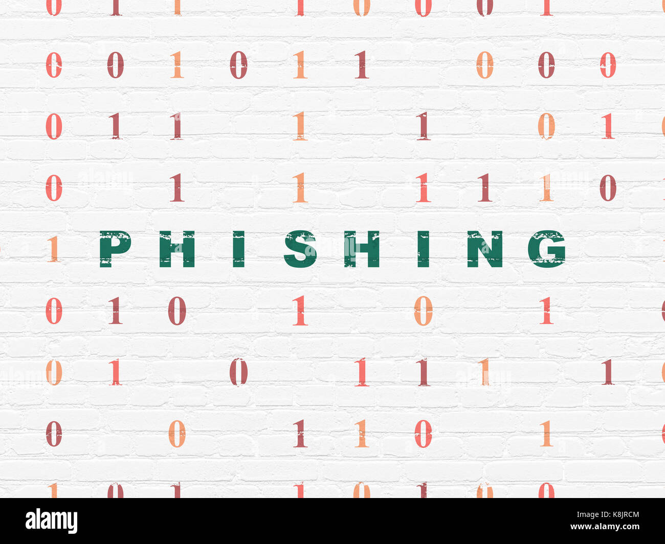 Security concept: Phishing on wall background Stock Photo - Alamy