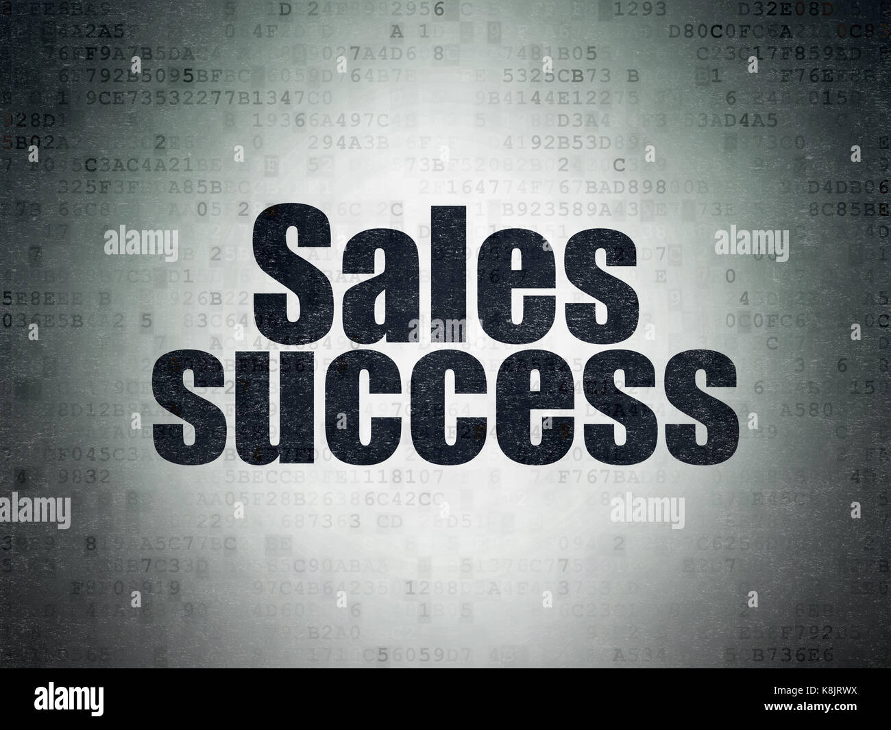 Marketing concept: Sales Success on Digital Data Paper background Stock ...