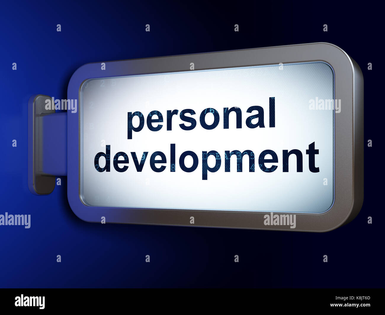Studying concept: Personal Development on billboard background Stock ...