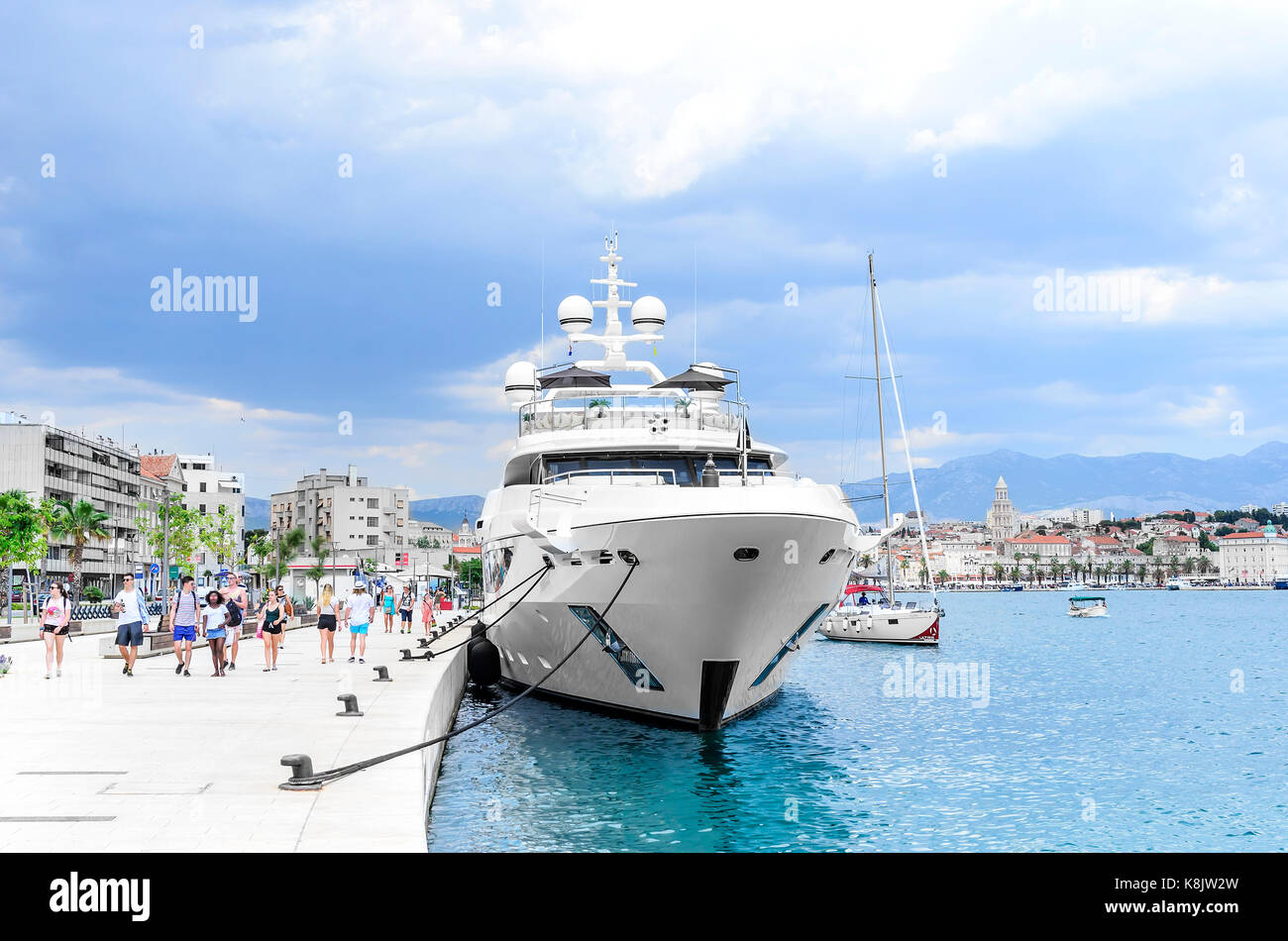 Port of Split, Croatia Stock Photo - Alamy