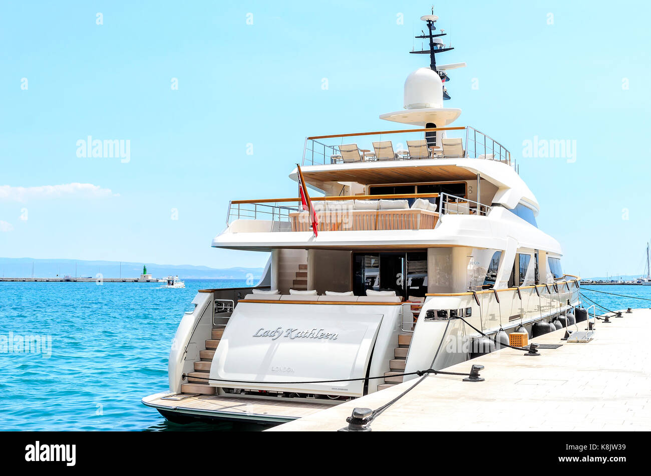 Port of Split, Croatia Stock Photo - Alamy