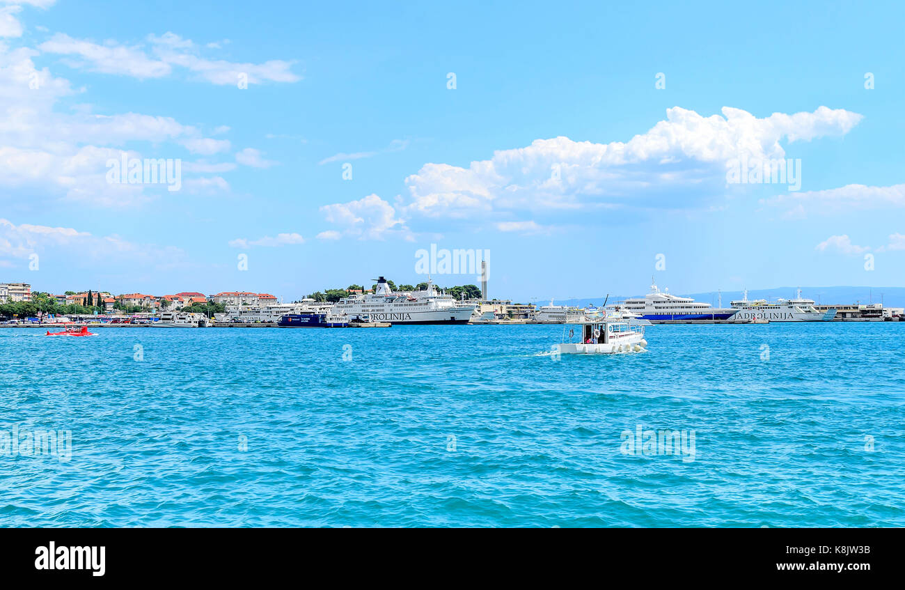 Port of Split, Croatia Stock Photo - Alamy