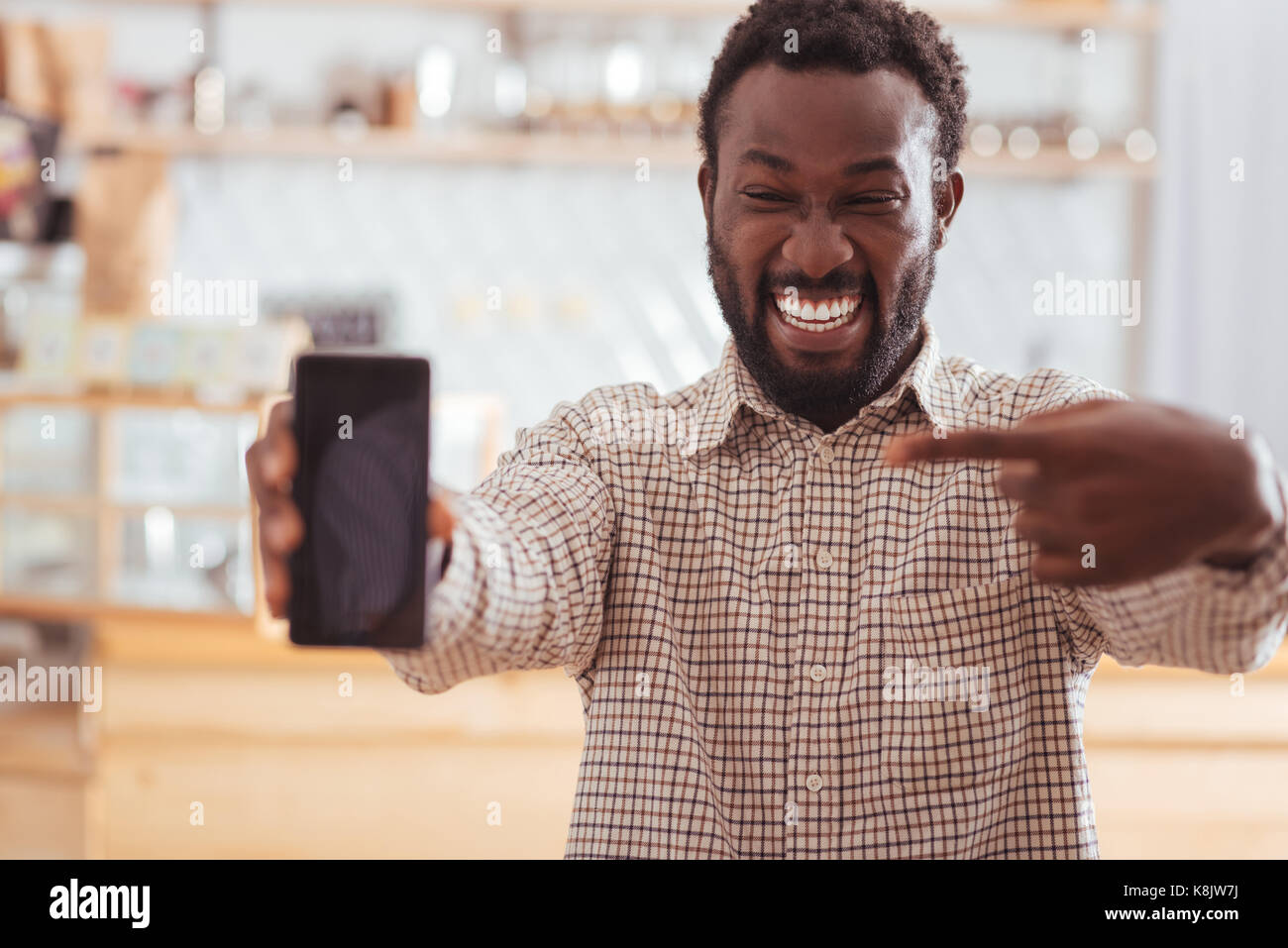 Overjoyed man hi-res stock photography and images - Alamy