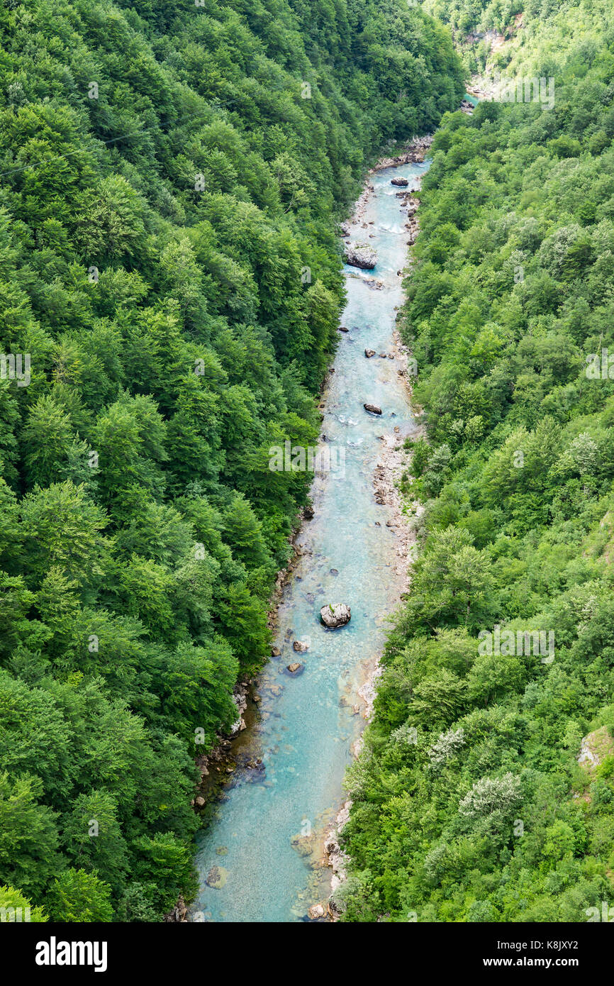 Top view to the river tara hi-res stock photography and images - Alamy