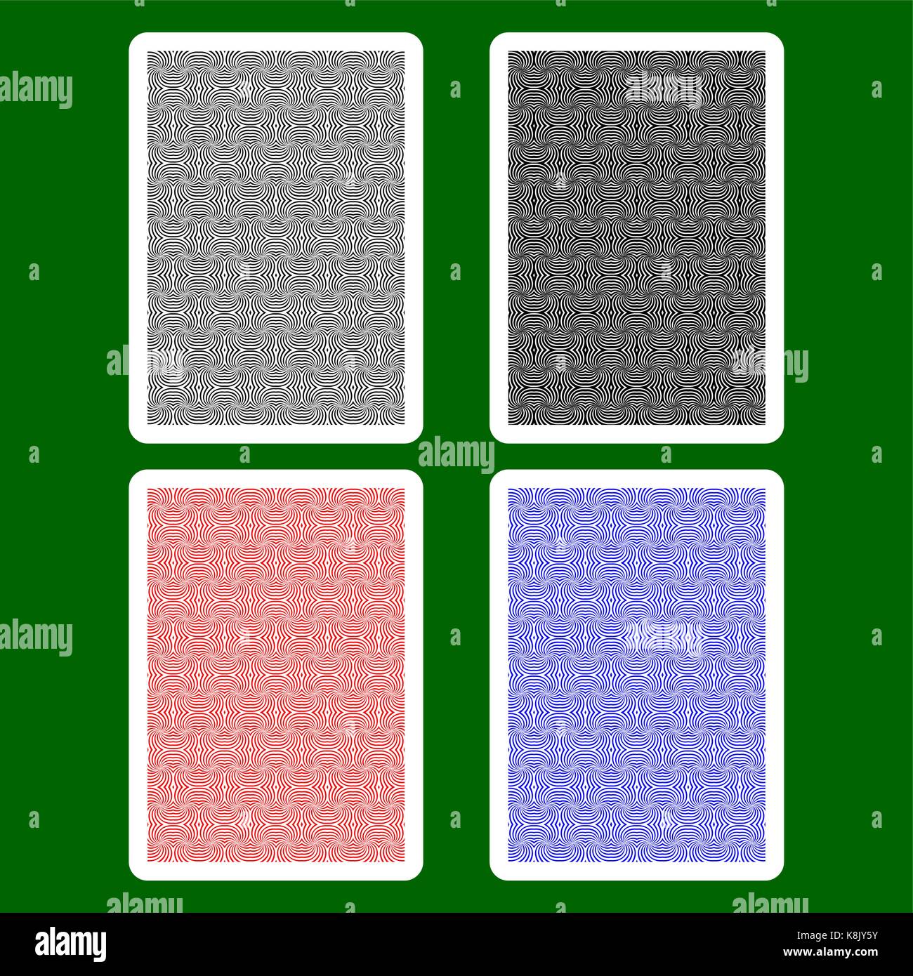 Playing Card Back Designs Stock Vector Image & Art - Alamy