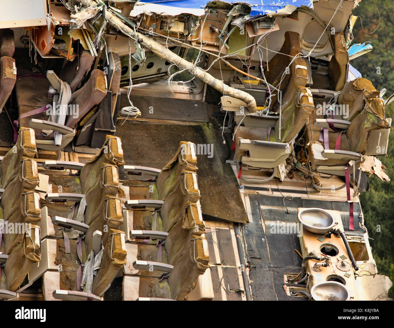 Airplane crash, scene from the movie Stock Photo - Alamy