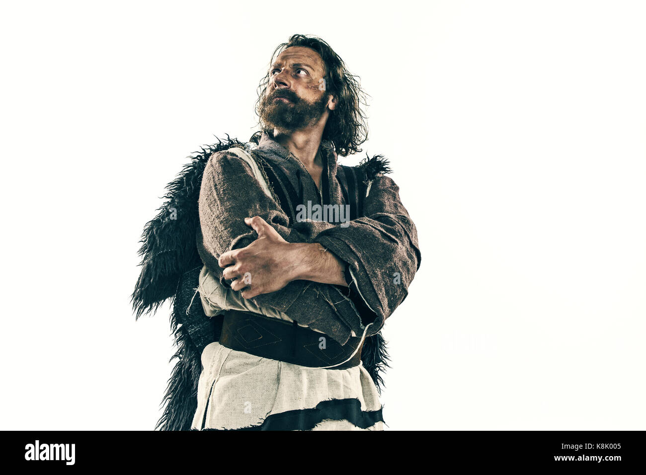 Actor in makeup, a poor man Stock Photo - Alamy