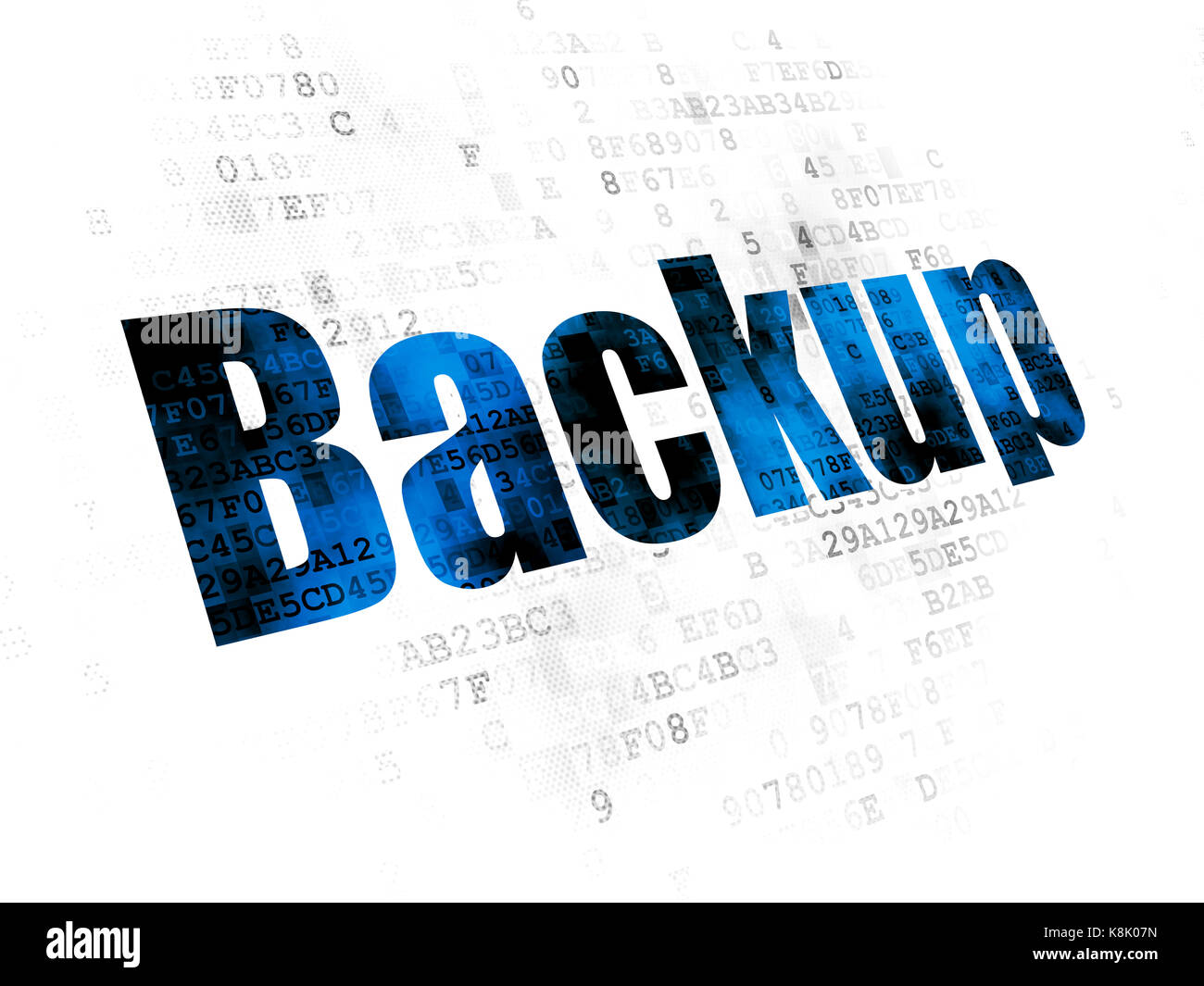 Programming concept: Backup on Digital background Stock Photo - Alamy