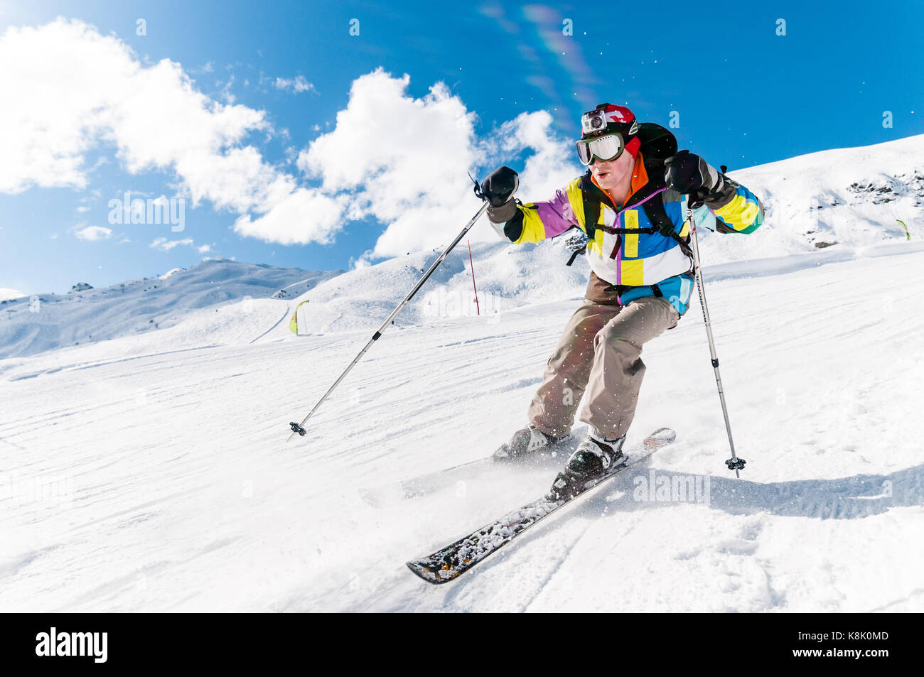Male on a slope hi-res stock photography and images - Alamy