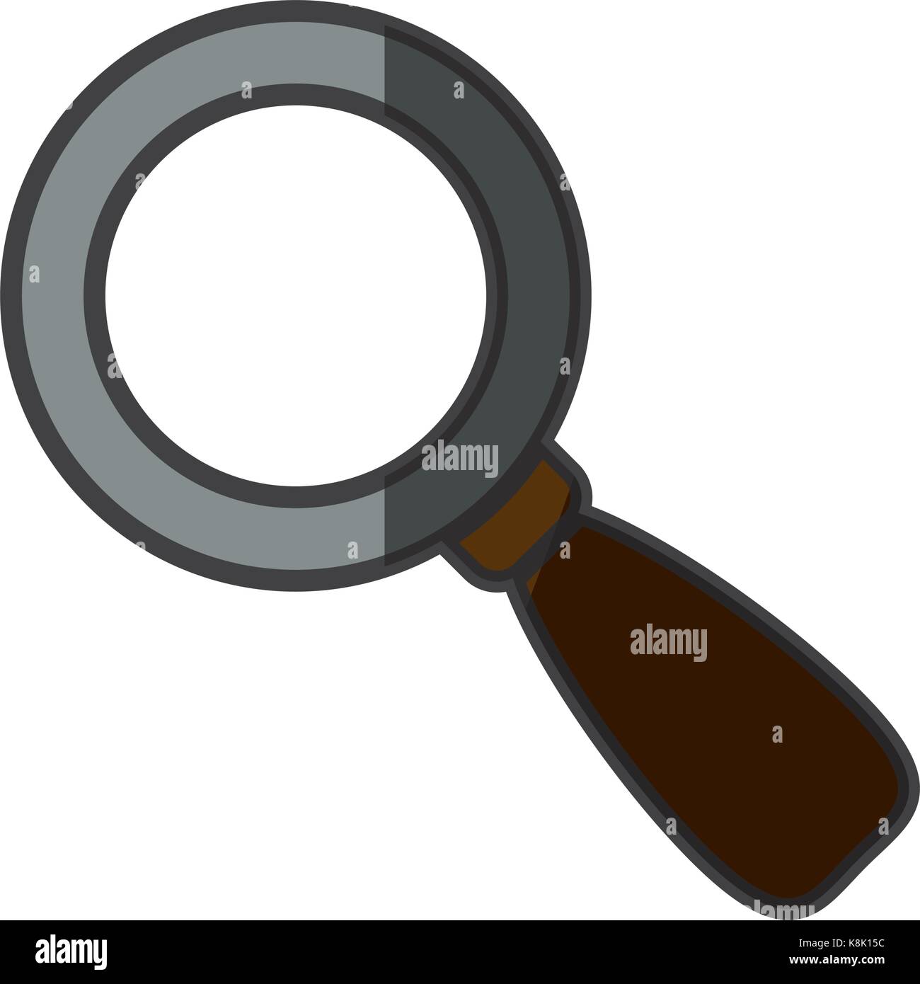 Magnifying glass lupe Stock Vector Image & Art - Alamy
